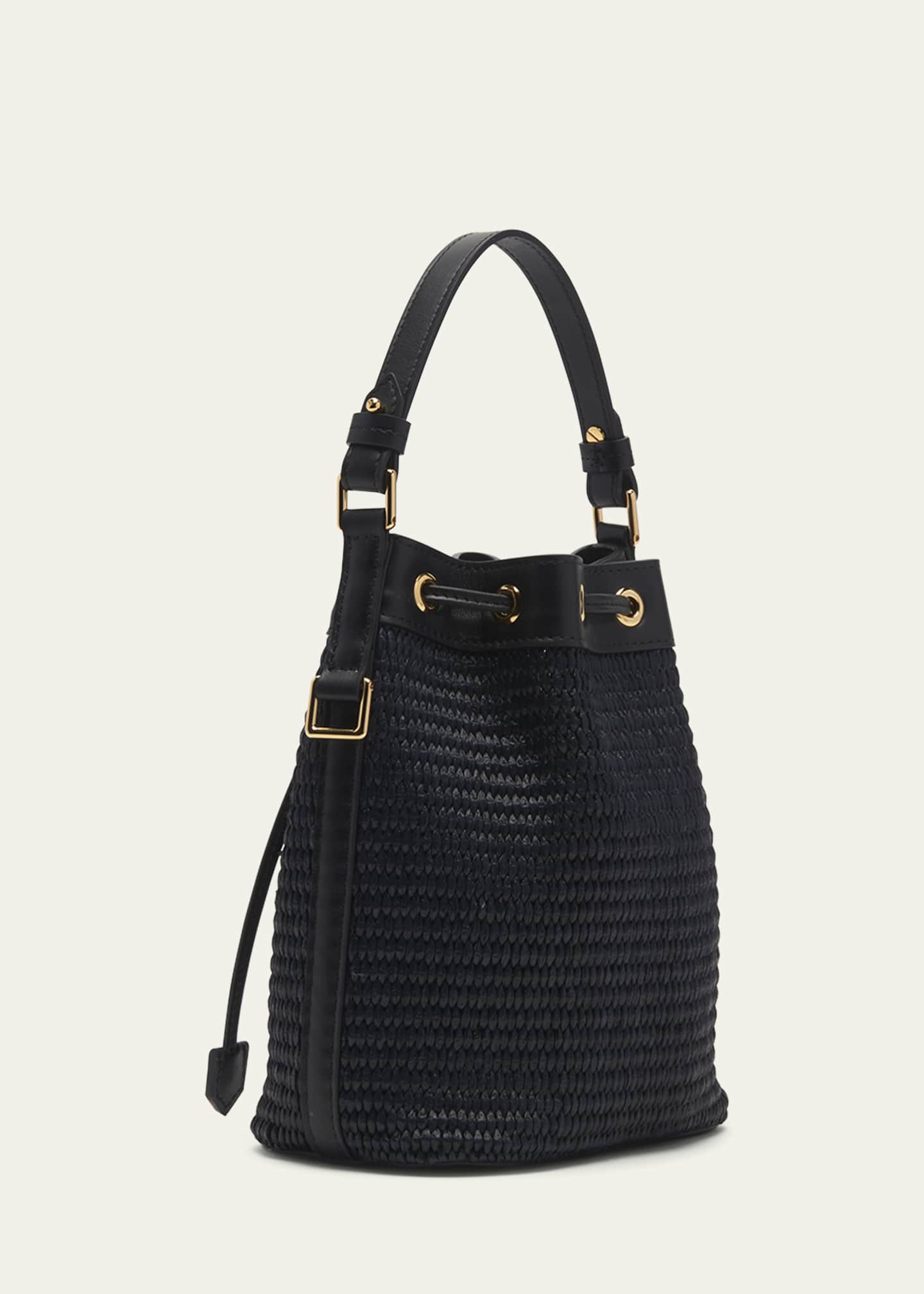 TOM FORD Disco Small Raffia Bucket Bag - Bergdorf Goodman