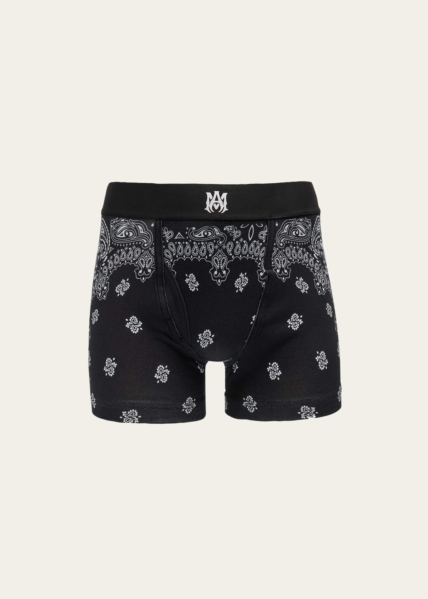 Amiri Men's Bandana-Print Boxer Briefs - Bergdorf Goodman