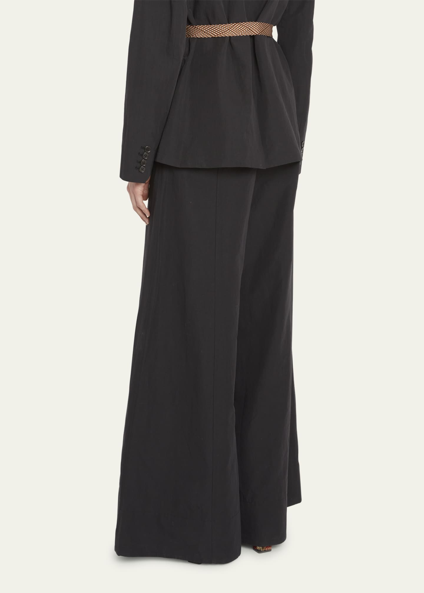 Ulla Johnson Polina Cotton & Linen Wide-Leg Pants - Bergdorf Goodman