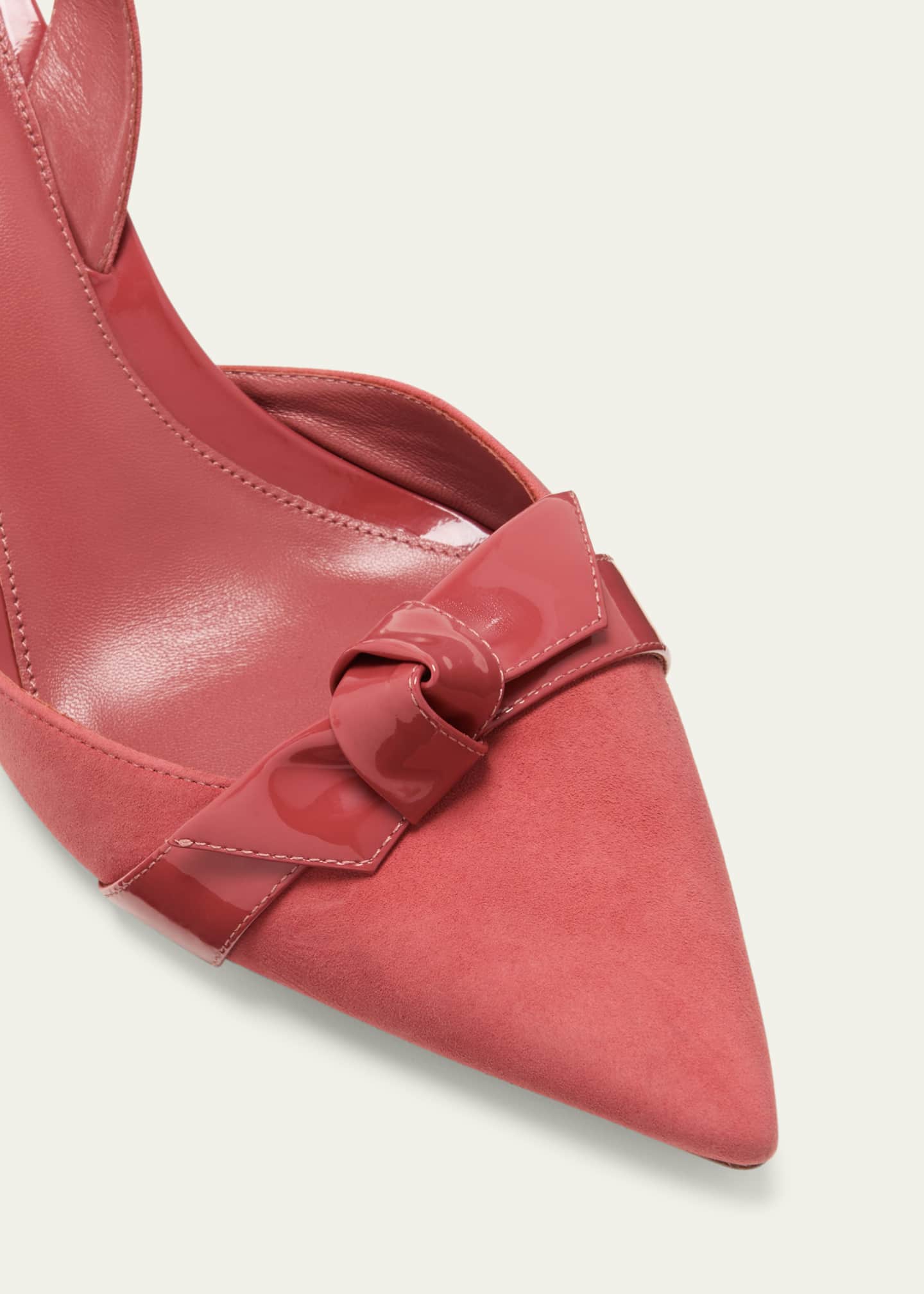 Alexandre Birman Clarita Slingback Suede Pumps - Bergdorf Goodman