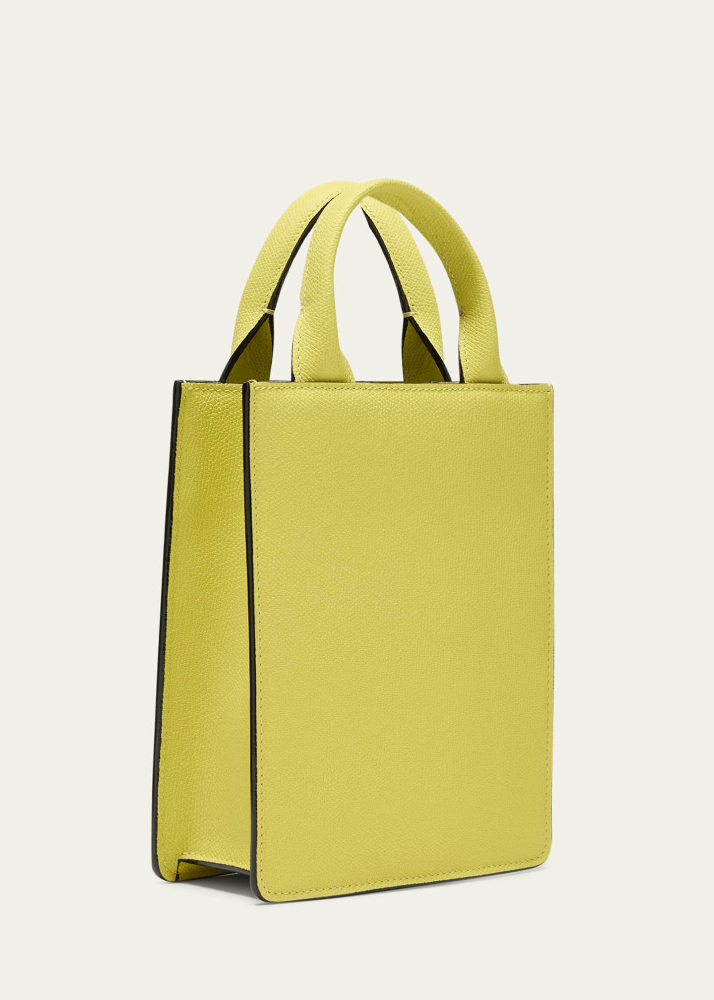 Valextra Mini Boxy Leather Top-Handle Bag - Bergdorf Goodman