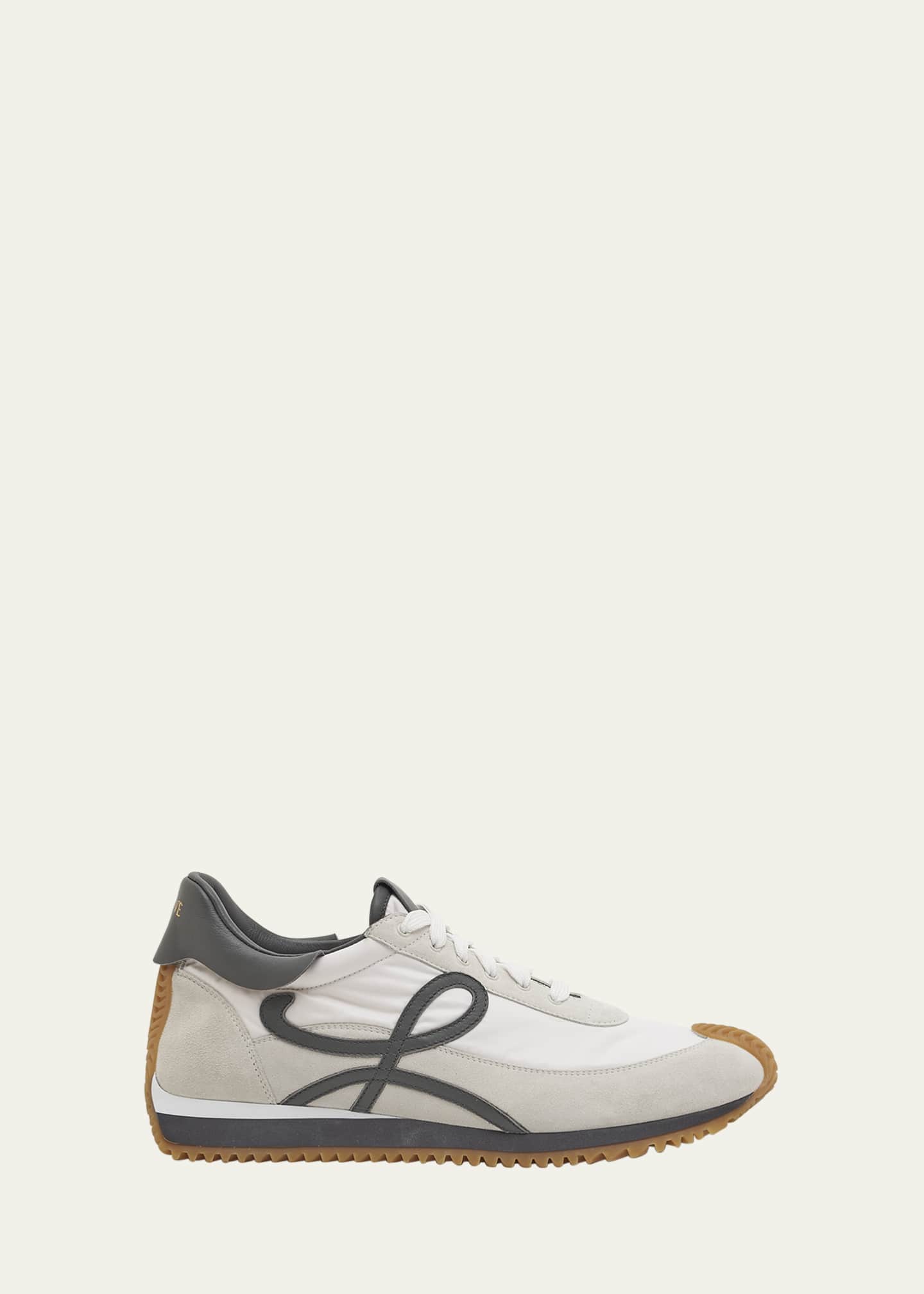 Loewe Men's Nylon and Suede Flow Runner Sneakers - Bergdorf Goodman