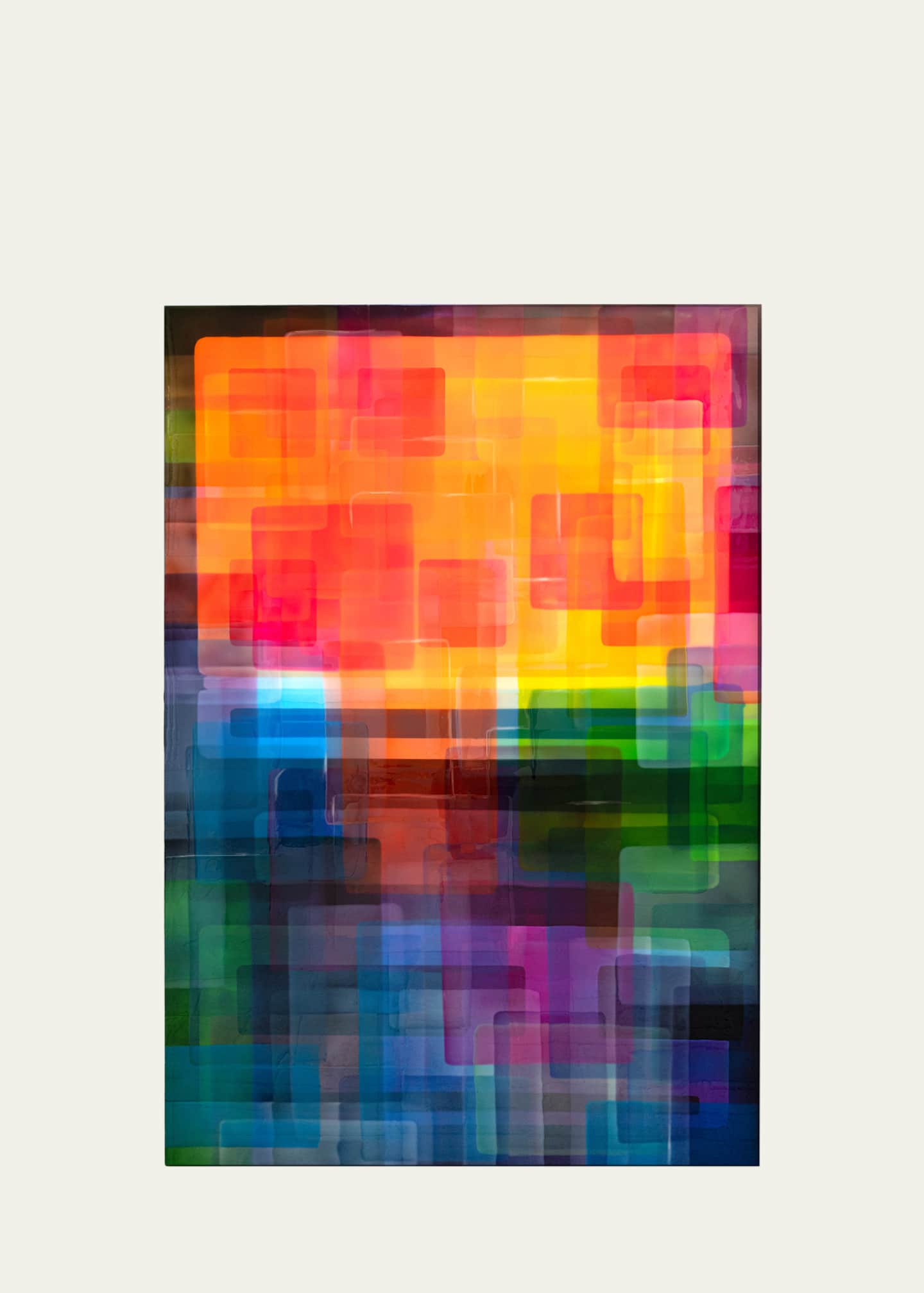 Contemporary Art Projects USA "5 Music Of Colors" Original Painting ...