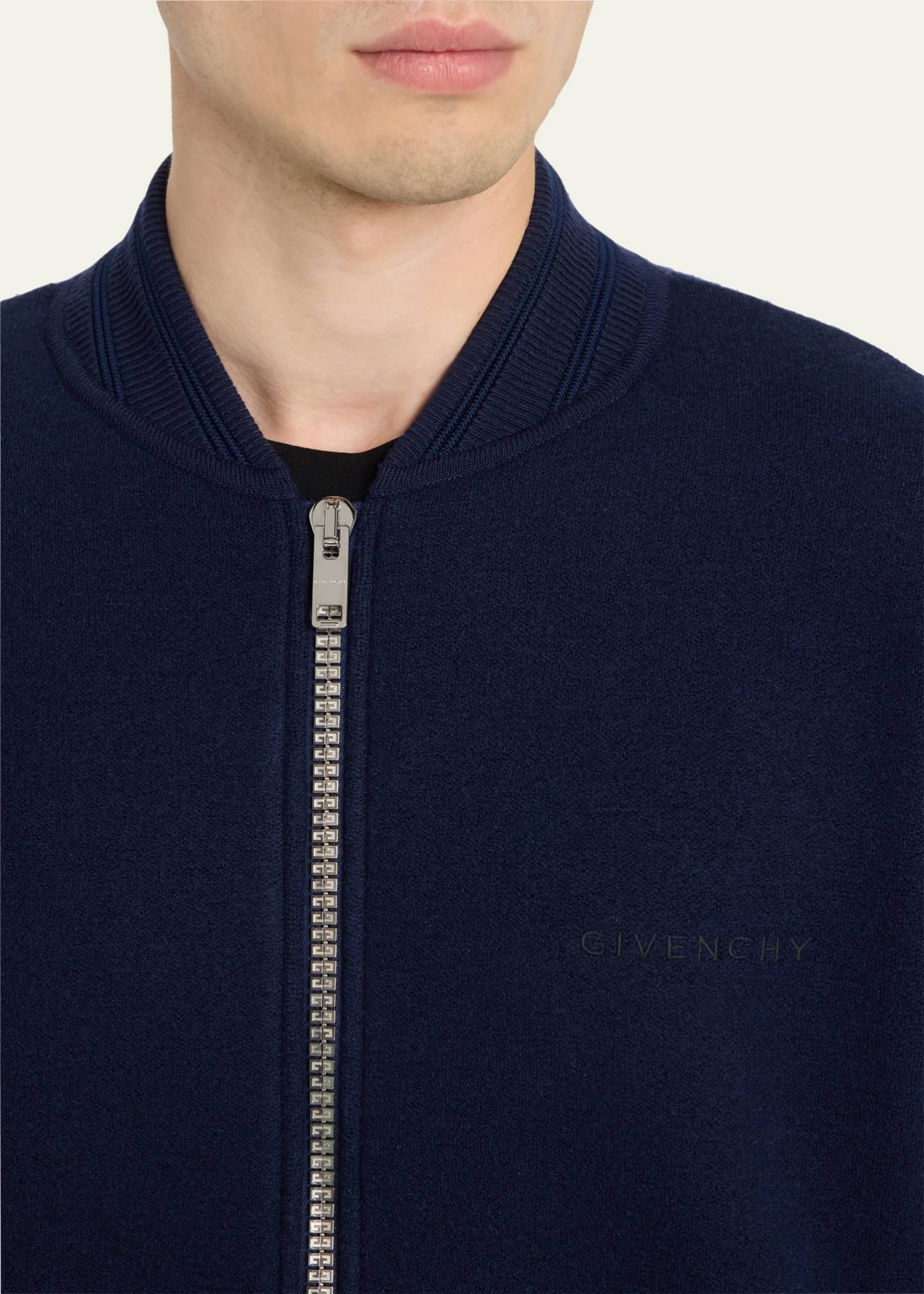 Givenchy Men's 4G Knit Varsity Jacket - Bergdorf Goodman