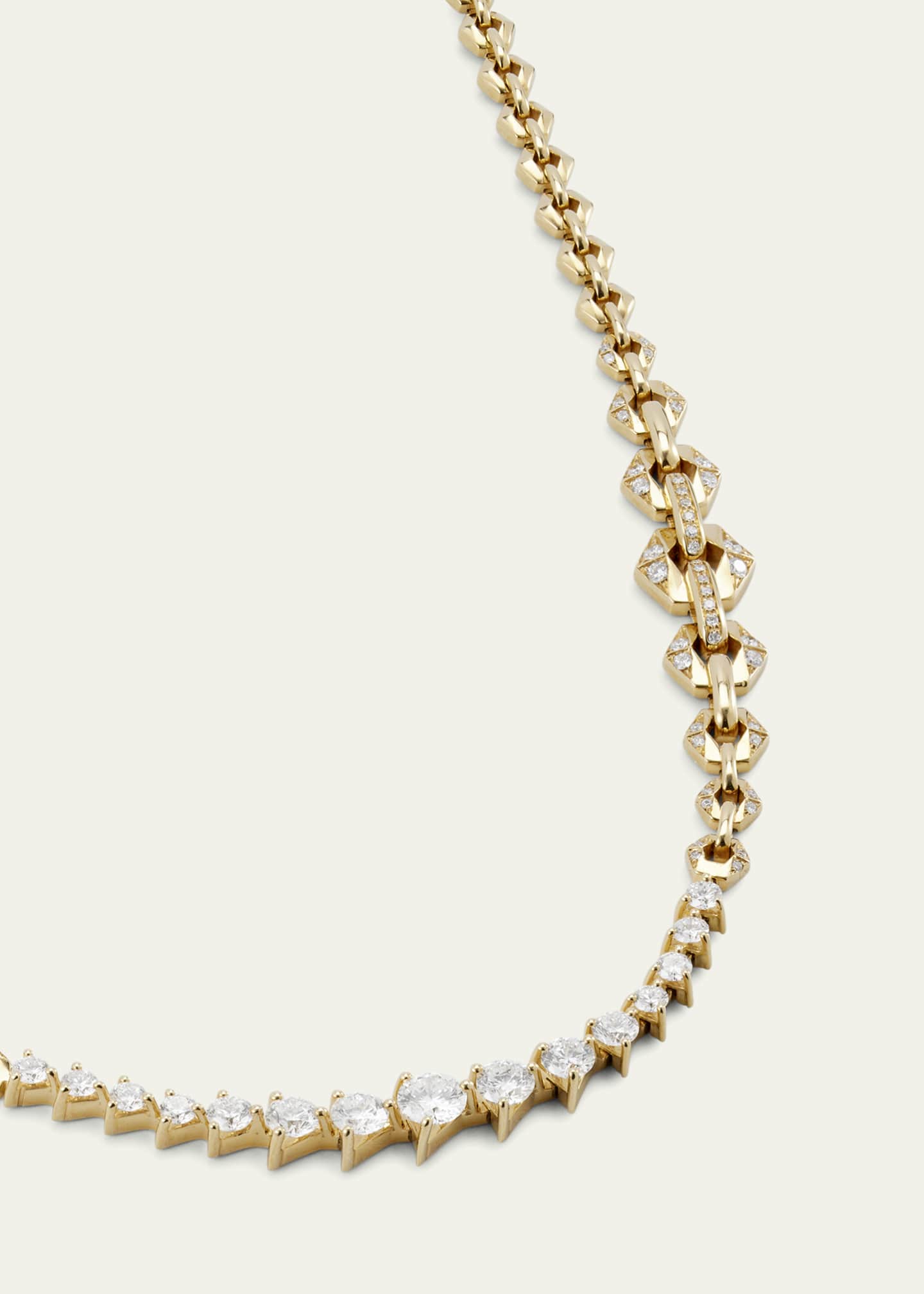 Dries Criel 18k Yellow Gold Flow Bond Diamond Necklace - Bergdorf Goodman