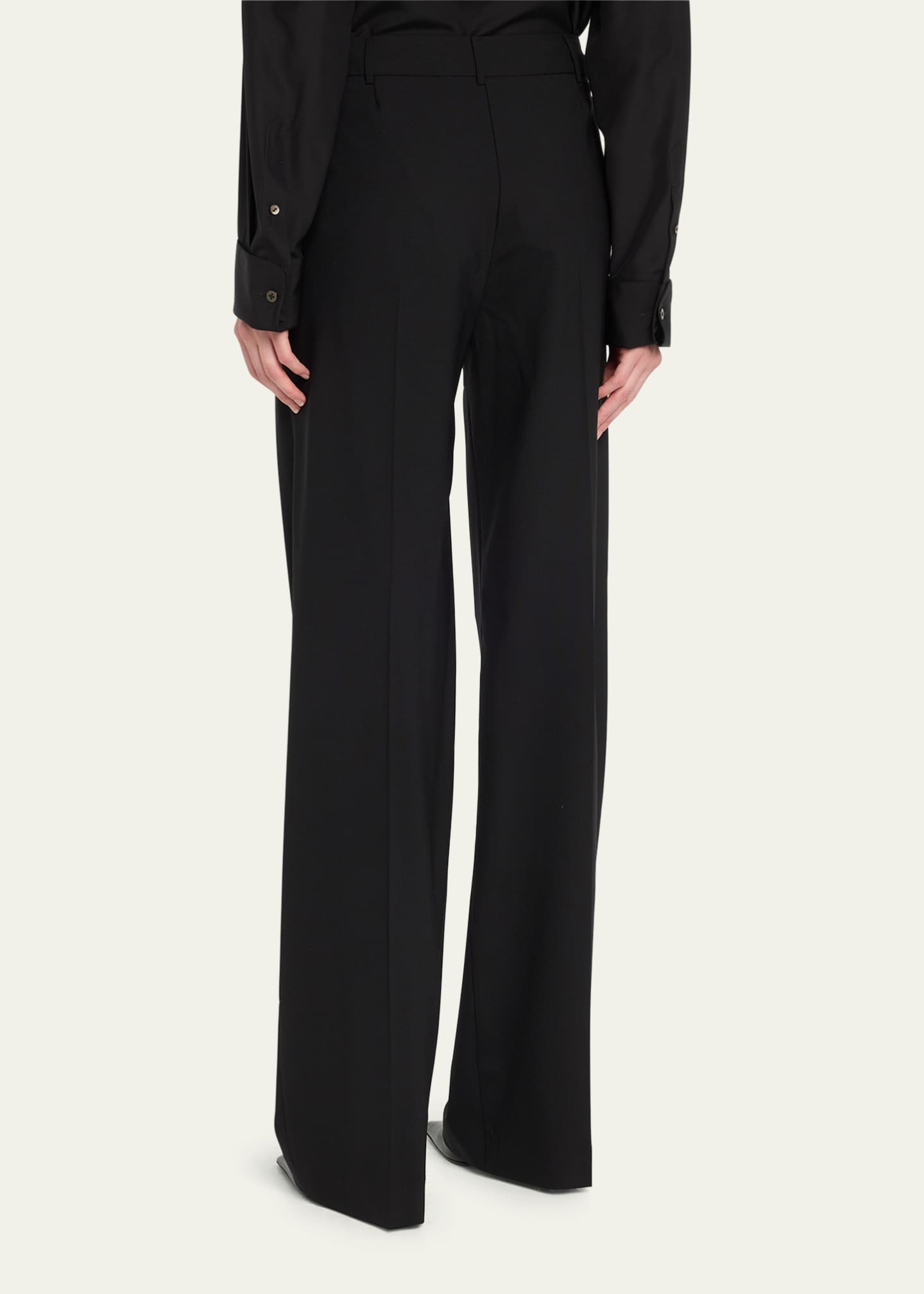 Act No1 Straight-Leg Wool Loop Pants - Bergdorf Goodman