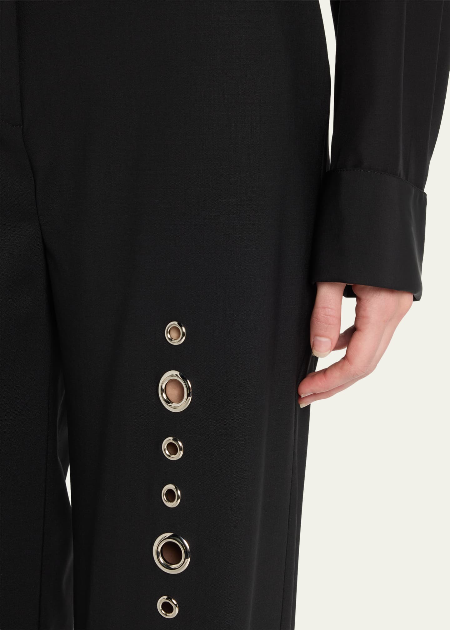 Act No1 Straight-Leg Wool Loop Pants - Bergdorf Goodman