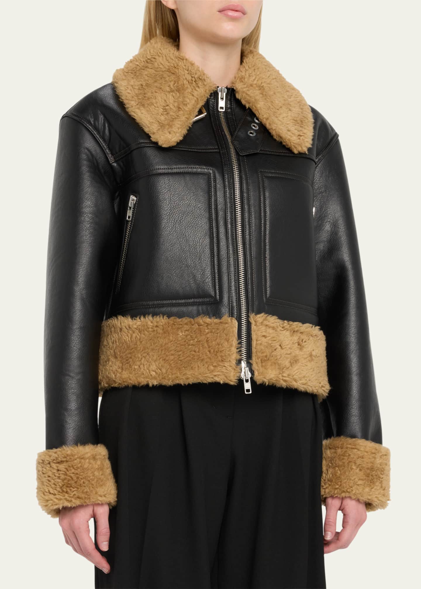 A.L.C. Aspen Faux-Leather Jacket - Bergdorf Goodman