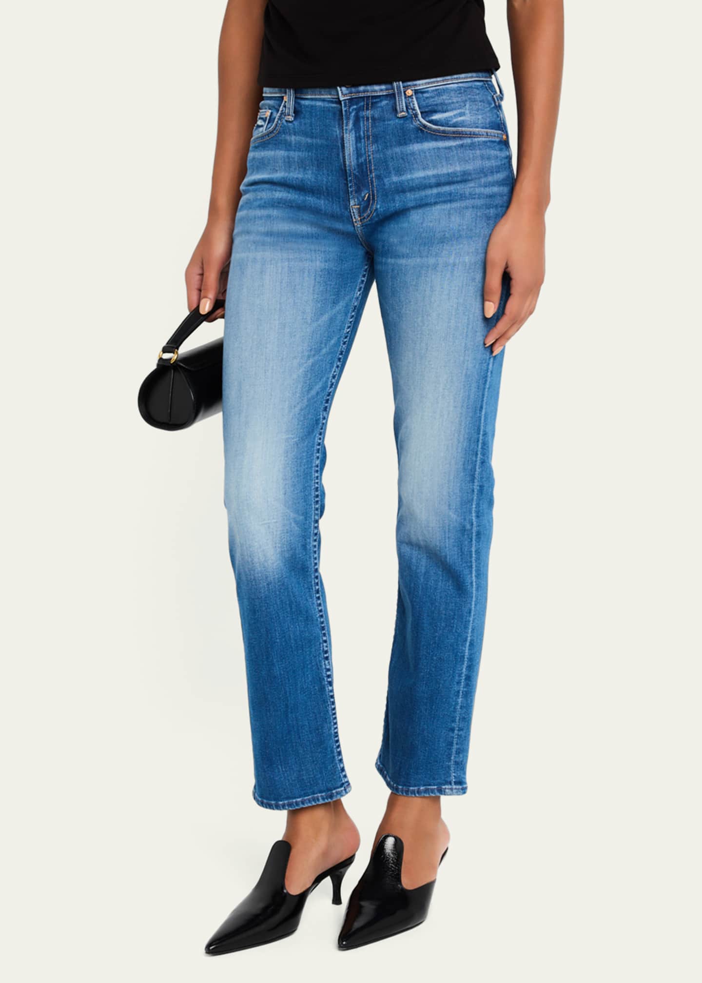 MOTHER The Mid-Rise Rider Ankle Jeans - Bergdorf Goodman