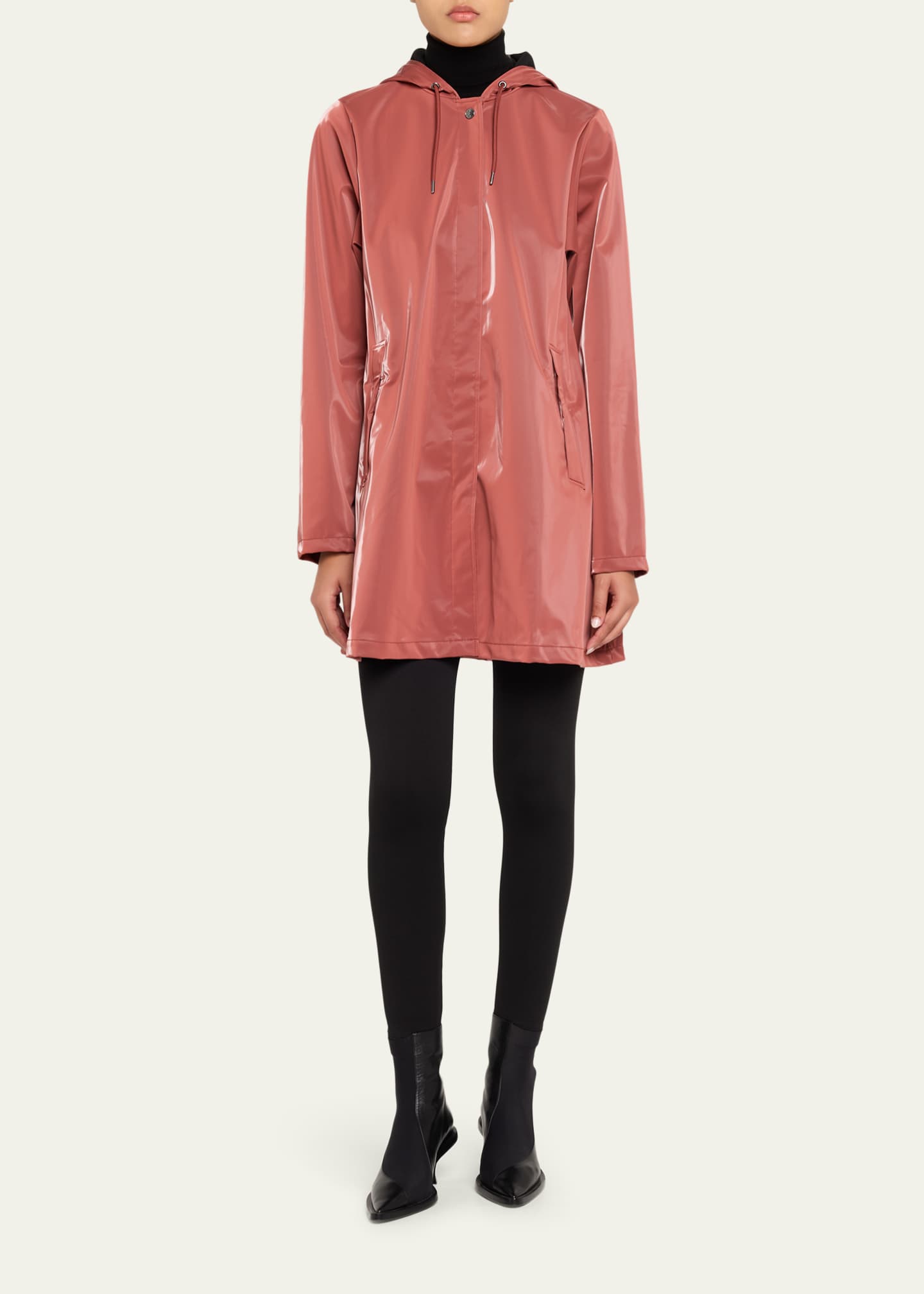 Rains Reflective A-Line Rain Jacket - Bergdorf Goodman