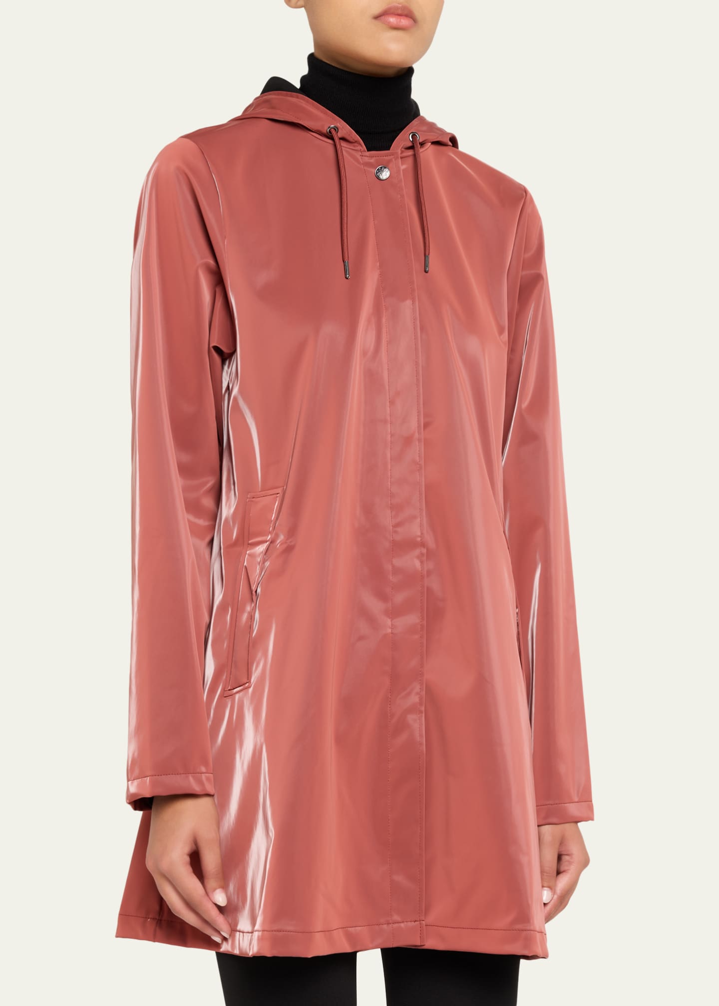 Rains Reflective A-Line Rain Jacket - Bergdorf Goodman