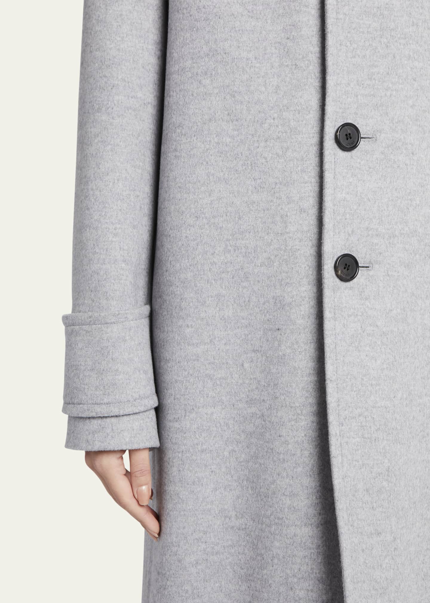 Loewe Hooded Wool Top Coat with Button Vent - Bergdorf Goodman