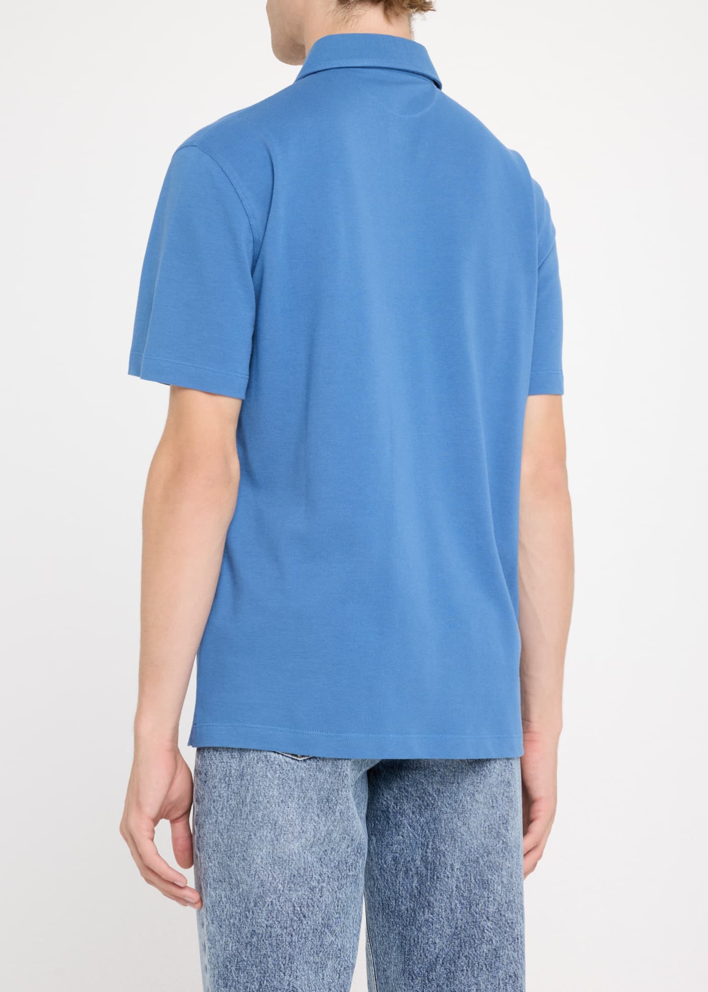 Brunello Cucinelli Men's Cotton Pique Polo Shirt - Bergdorf Goodman