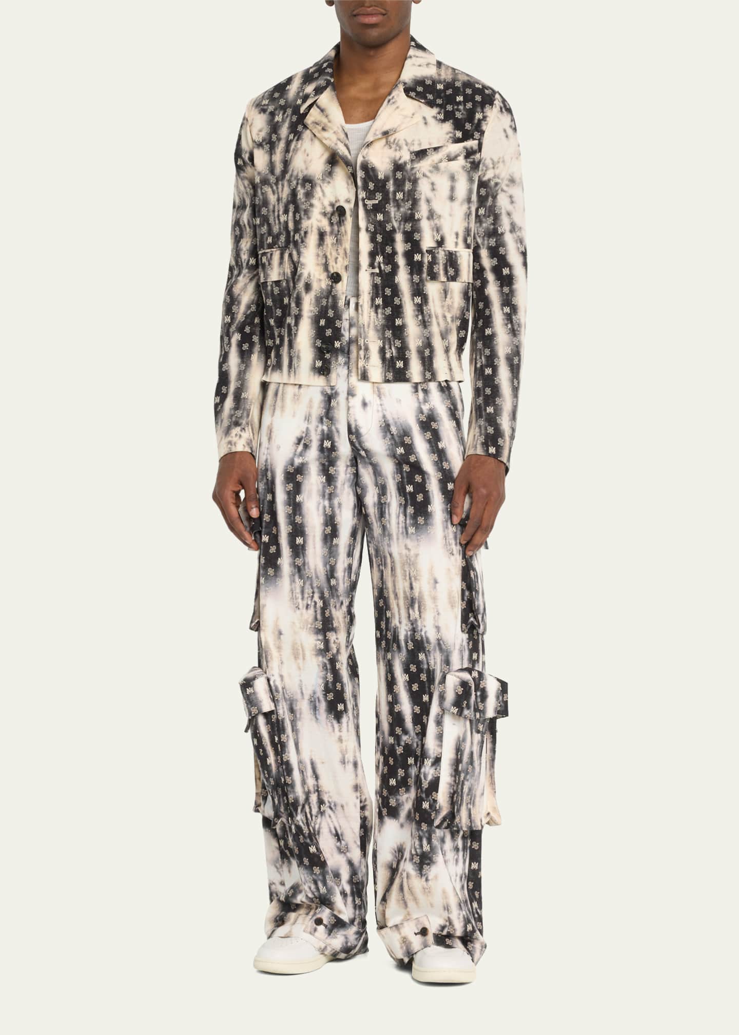 Amiri Men's Bleached MA Paisley Utility Jacket - Bergdorf Goodman