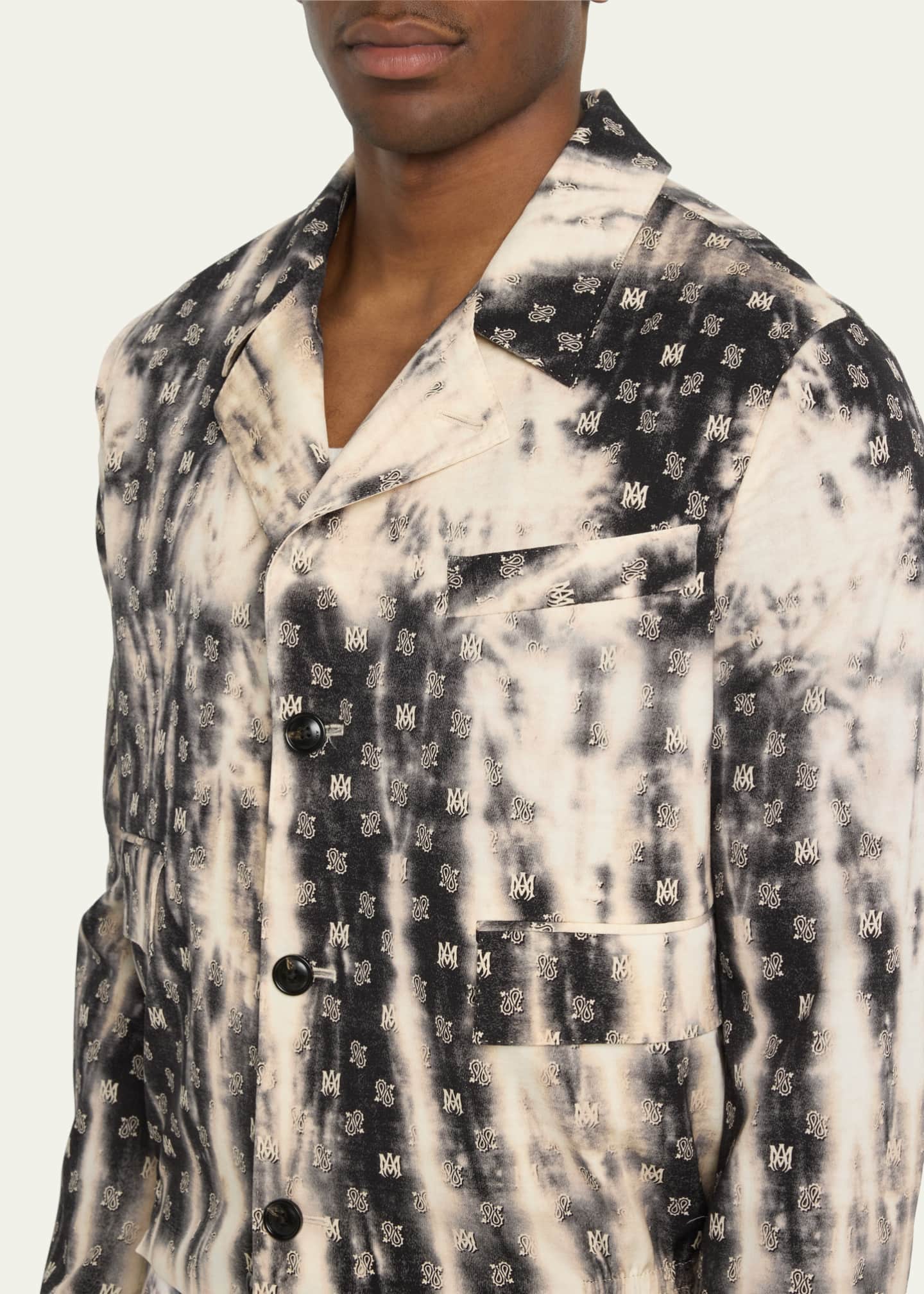 Amiri Men's Bleached MA Paisley Utility Jacket - Bergdorf Goodman