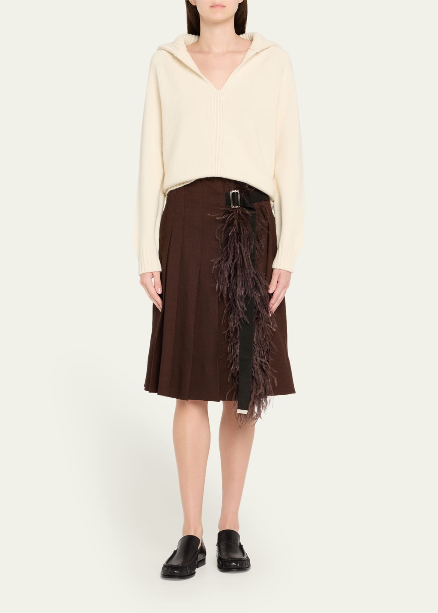 Plan C Cashmere Knit Polo Sweater - Bergdorf Goodman