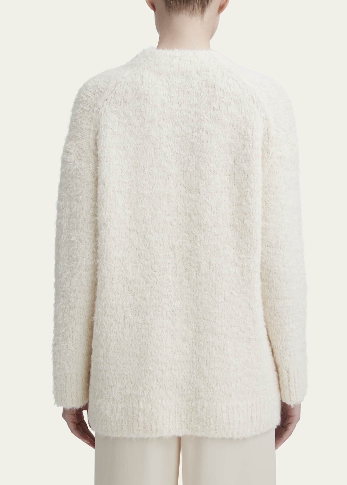 Vince Oversized Merino Wool Teddy Cardigan - Bergdorf Goodman