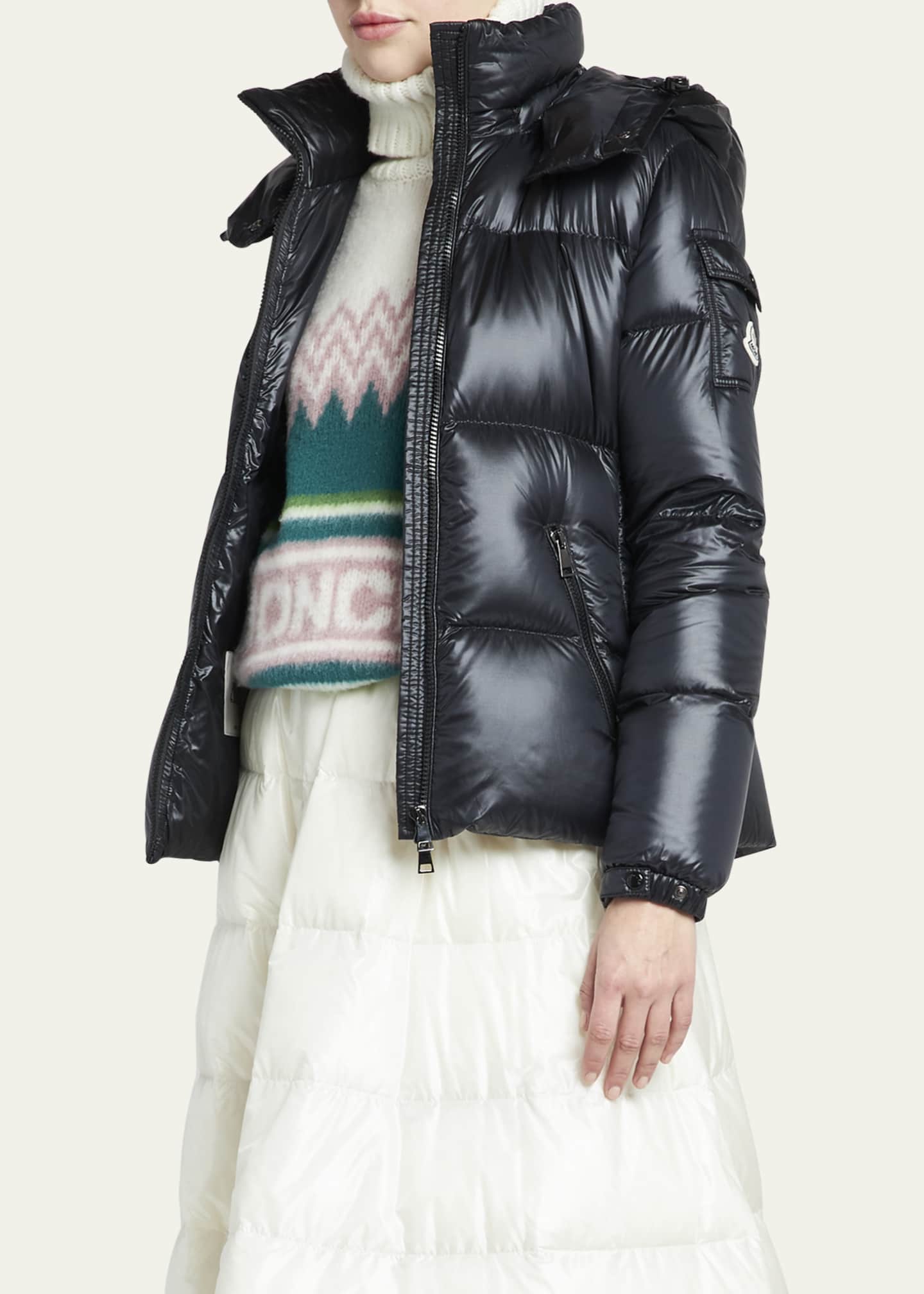 Moncler Fourmine Puffer Jacket with Removable Hood - Bergdorf Goodman