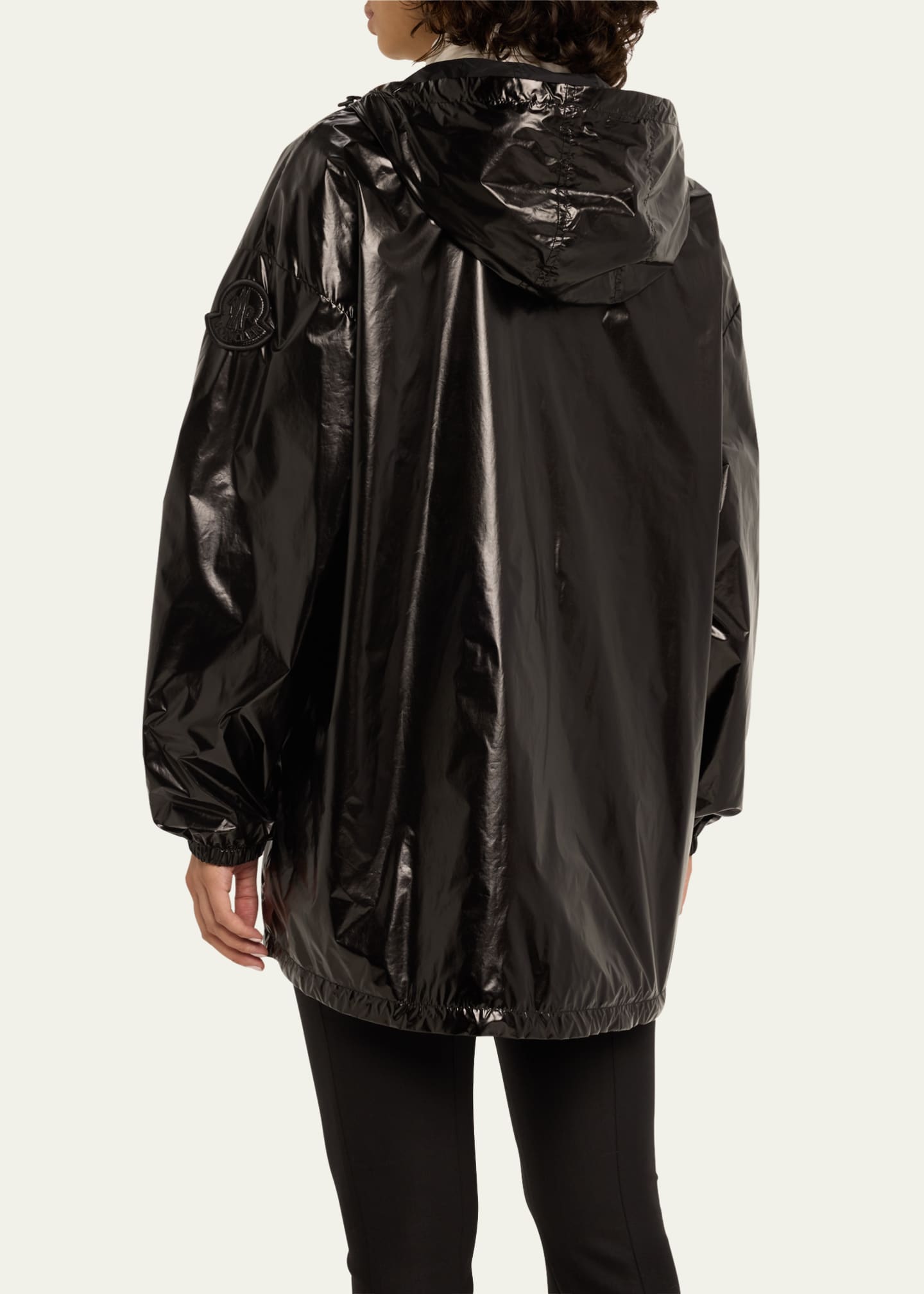 Moncler Black Jubba Reversible Rain Jacket