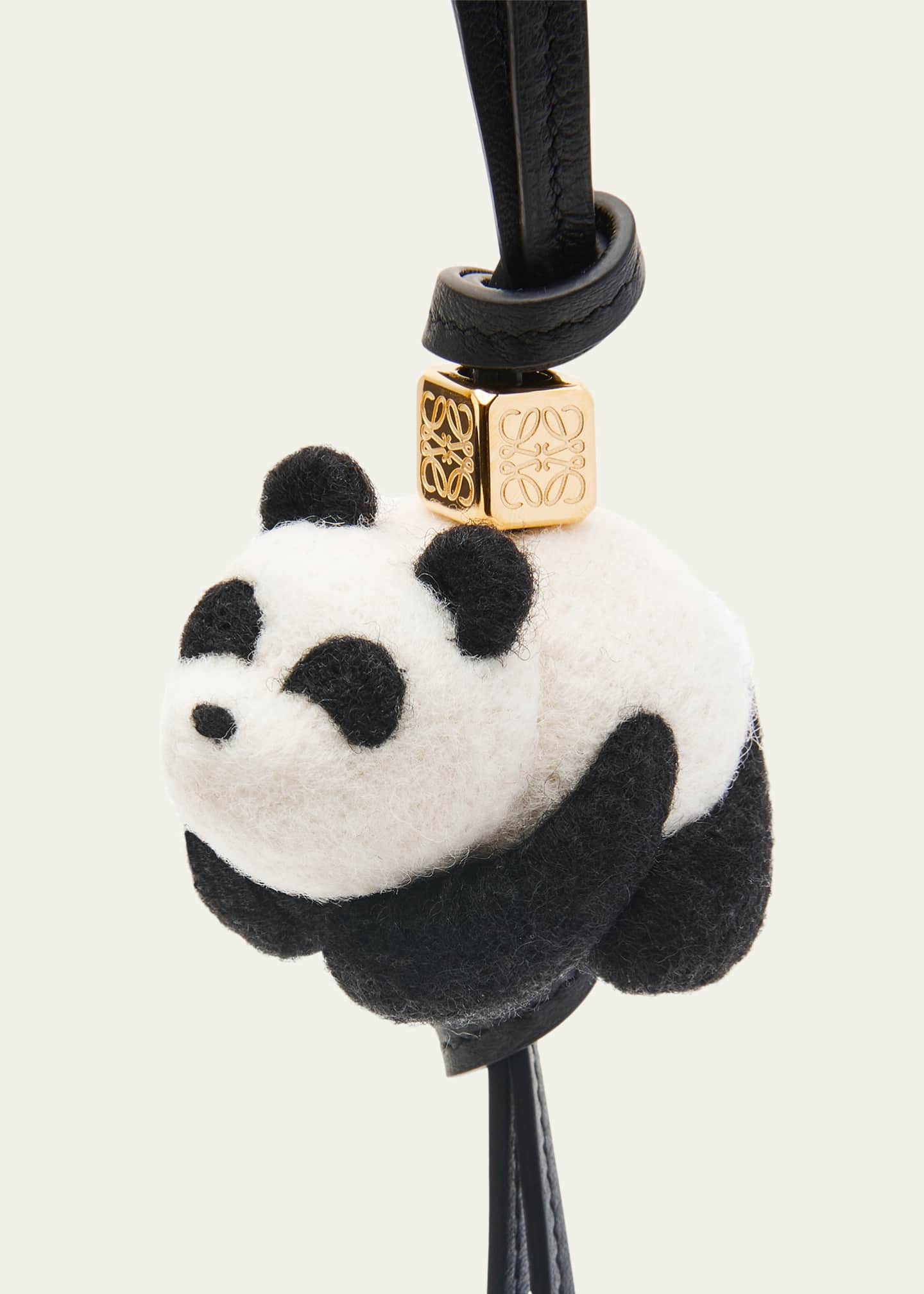 Loewe Panda Charm in Felt - Bergdorf Goodman
