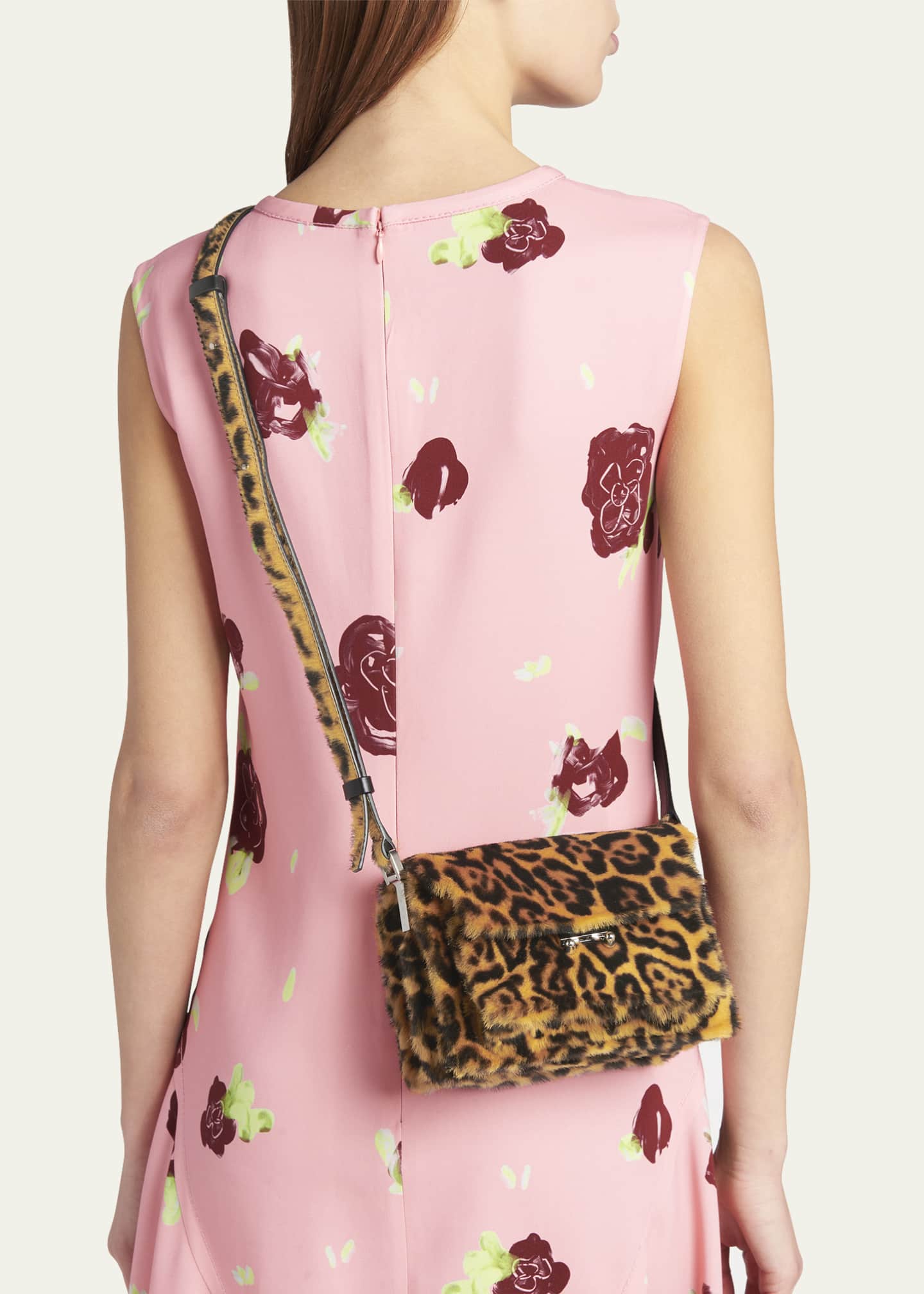 Marni Mini Trunk Leopard Calf Hair Crossbody Bag - Bergdorf Goodman