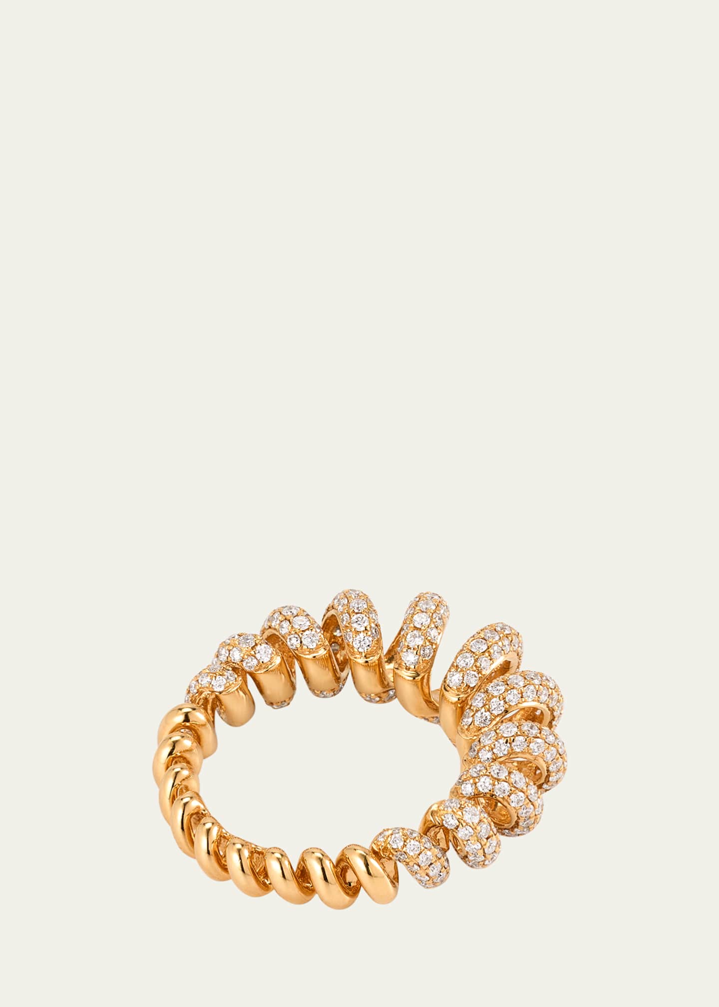 Boochier 18K Yellow Gold Jumbo Diamond Slinkee Ring - Bergdorf Goodman