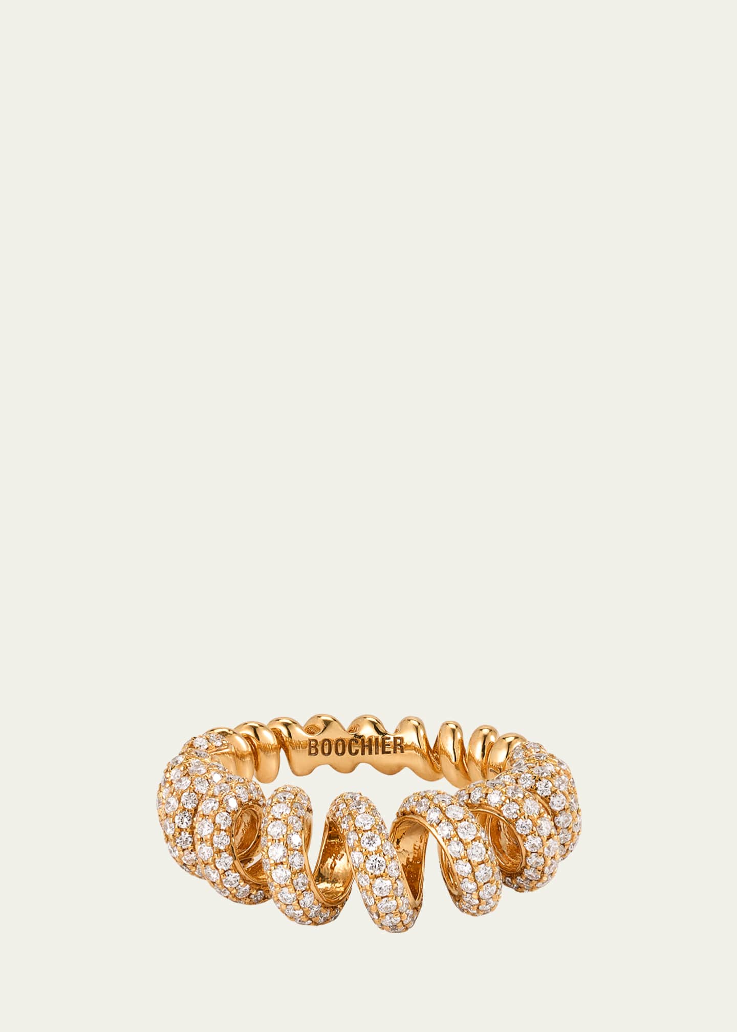 Boochier 18K Yellow Gold Jumbo Diamond Slinkee Ring - Bergdorf Goodman