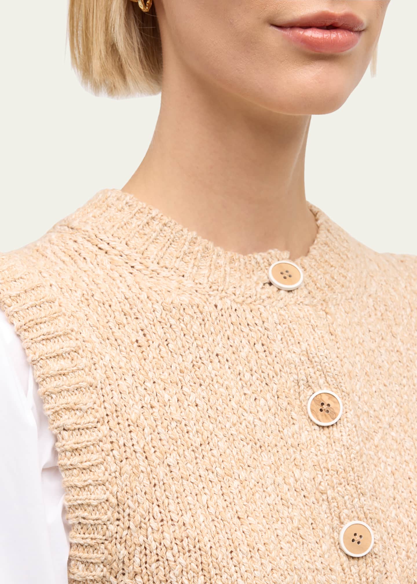 Veronica Beard Shawnet Mixed-Media Pullover - Bergdorf Goodman