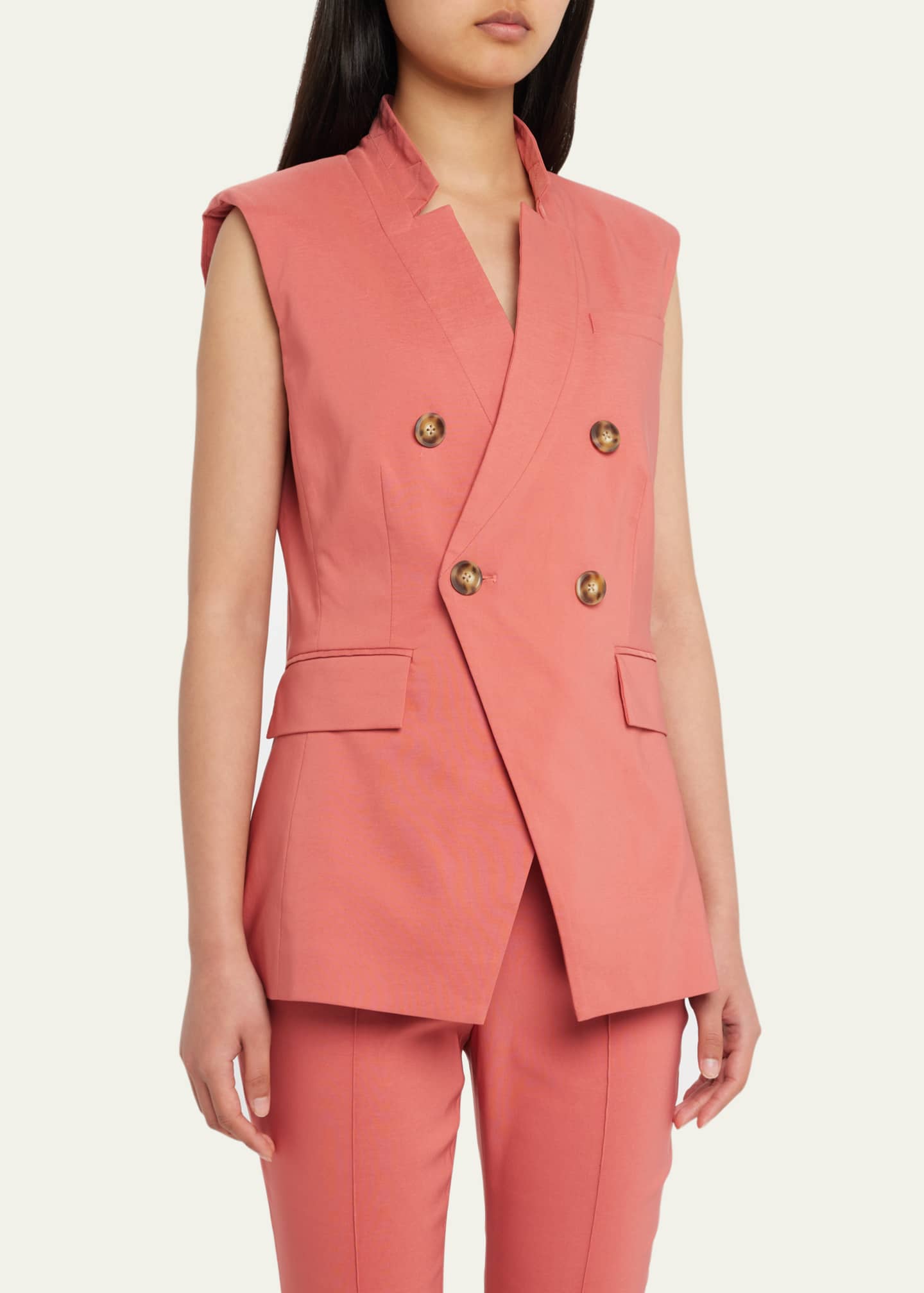 Veronica Beard Amika Tailored Suiting Vest - Bergdorf Goodman