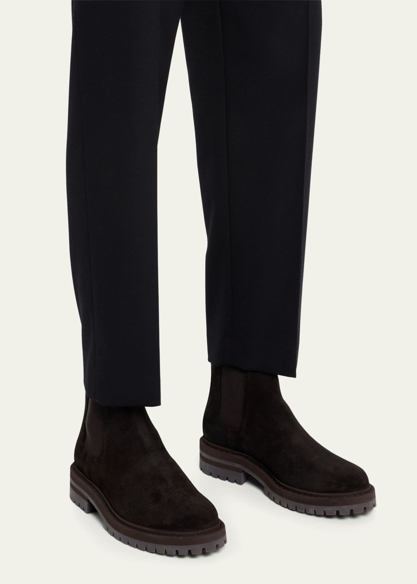 Common Projects Men's Suede Chelsea Boots - Bergdorf Goodman