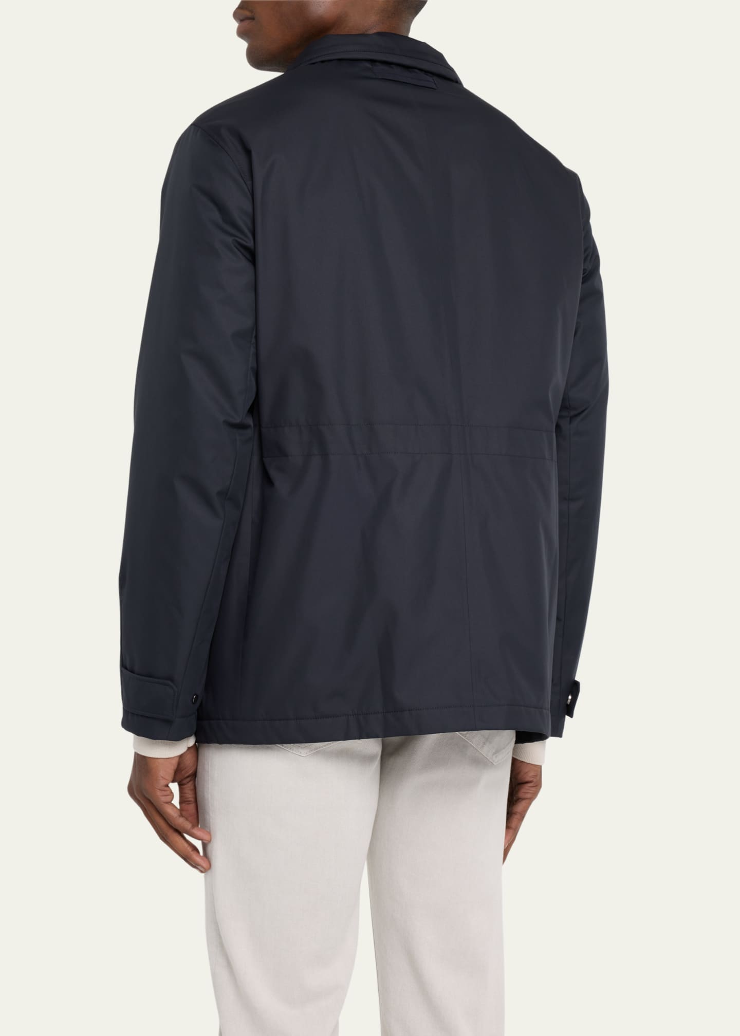 ZEGNA Men's Hidden-Zip Padded Field Jacket - Bergdorf Goodman