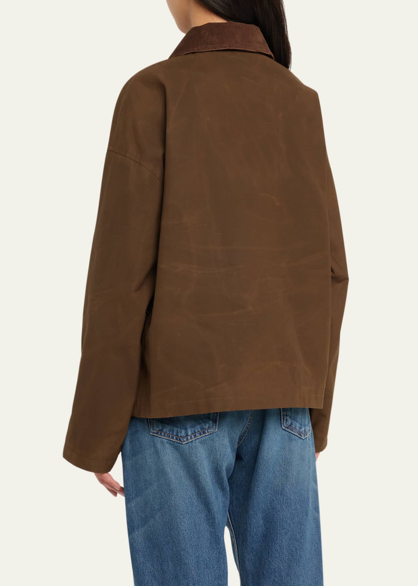 Nili Lotan Alex Waxed Cotton Parka - Bergdorf Goodman