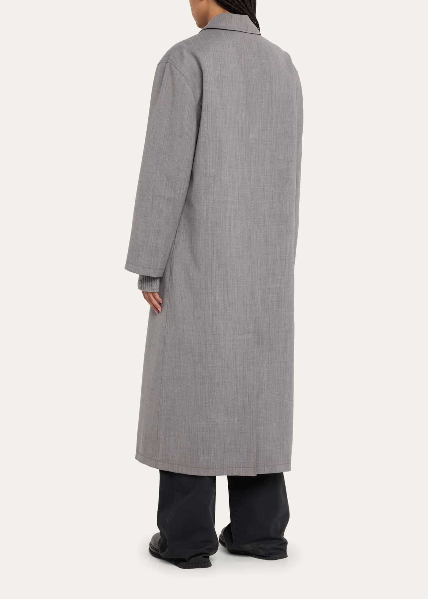 Nili Lotan Adrien Long Wool Duster Coat - Bergdorf Goodman