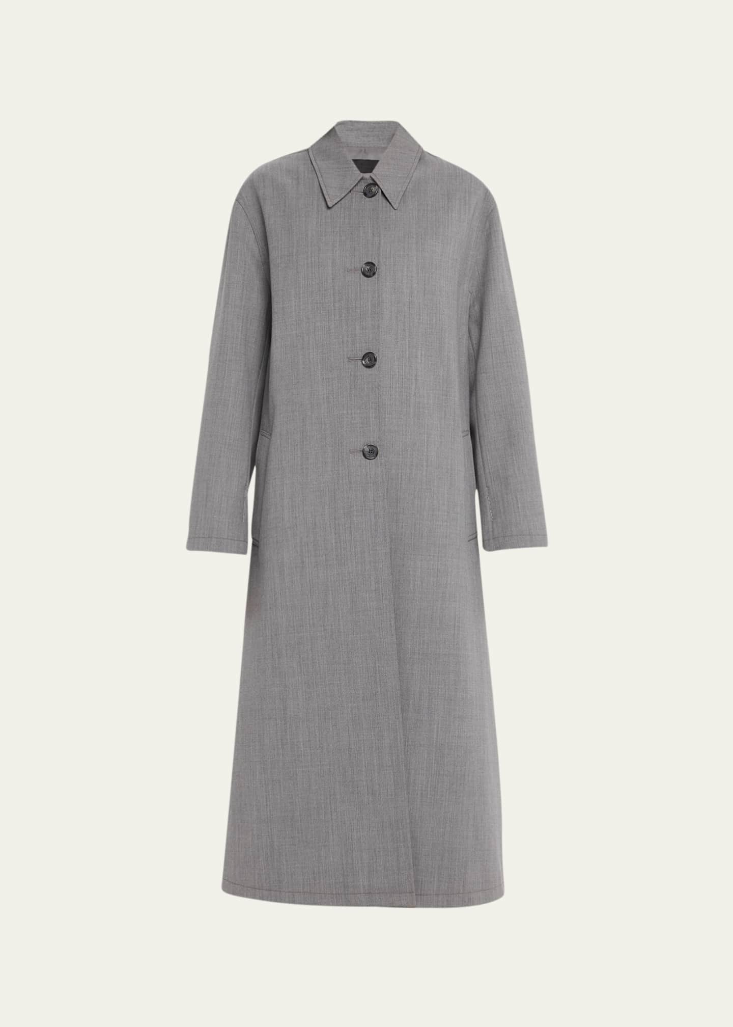 Nili Lotan Adrien Long Wool Duster Coat - Bergdorf Goodman