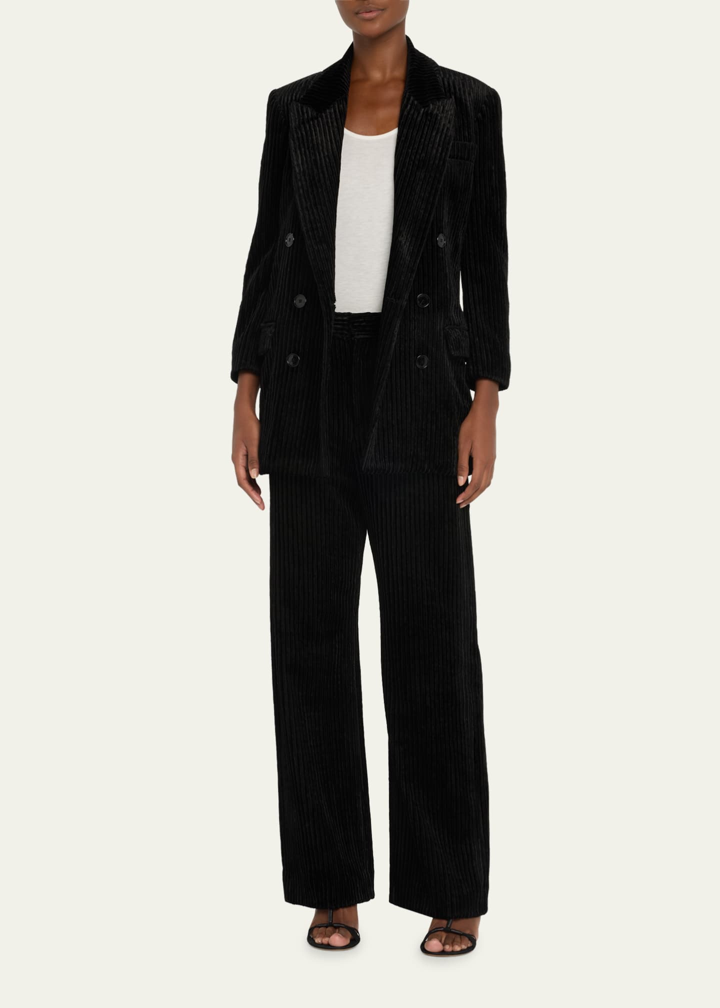 Isabel Marant Daryl Wide-Leg Corduroy Trousers - Bergdorf Goodman