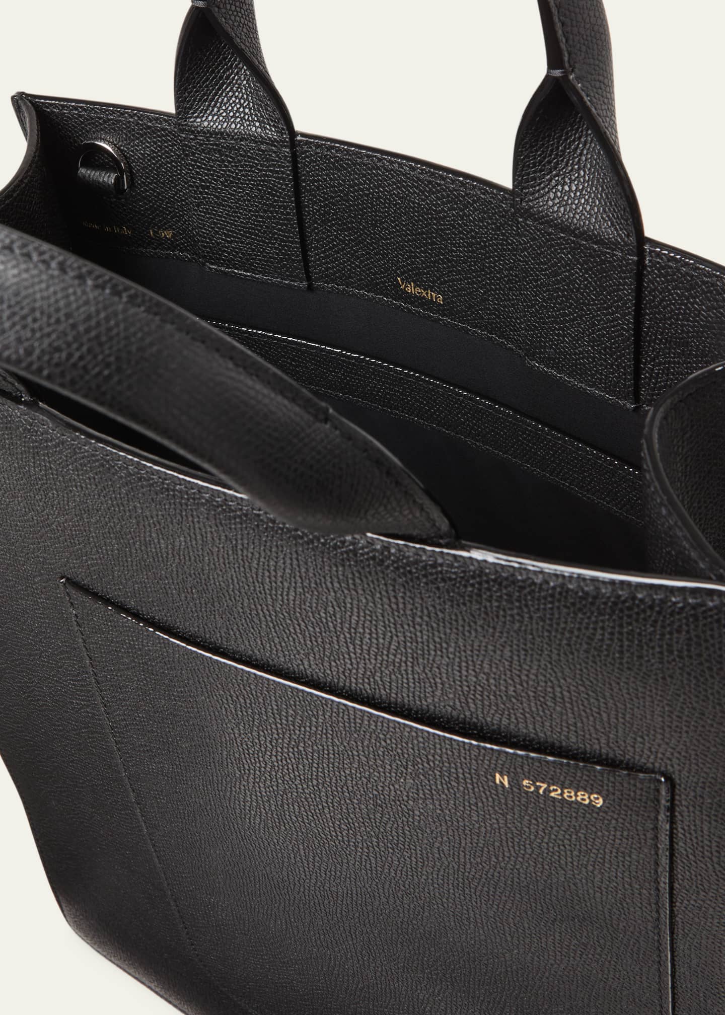 Valextra Men's Boxy Top-Handle Small Crossbody Bag - Bergdorf Goodman