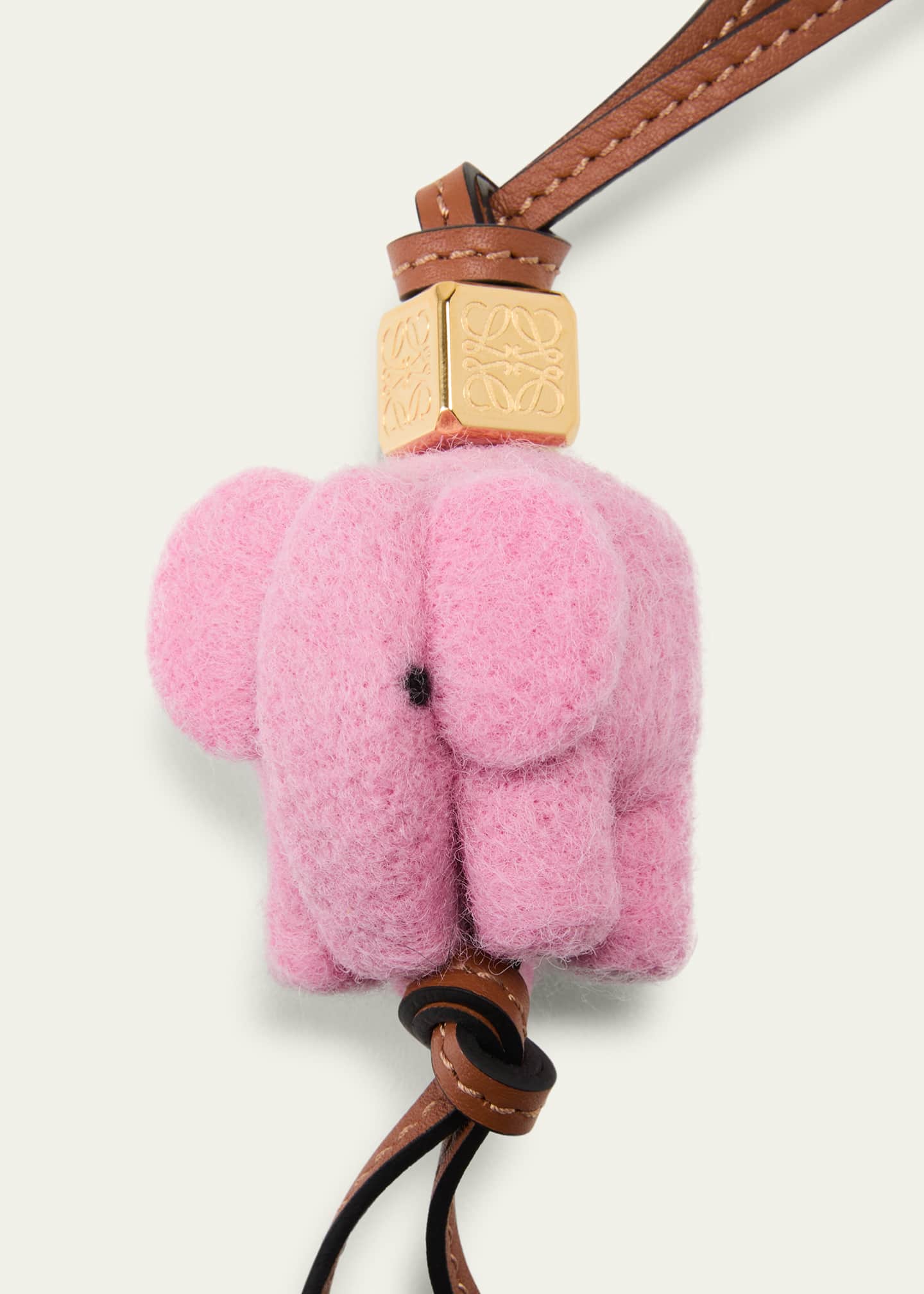 Loewe Elephant Felt Charm - Bergdorf Goodman