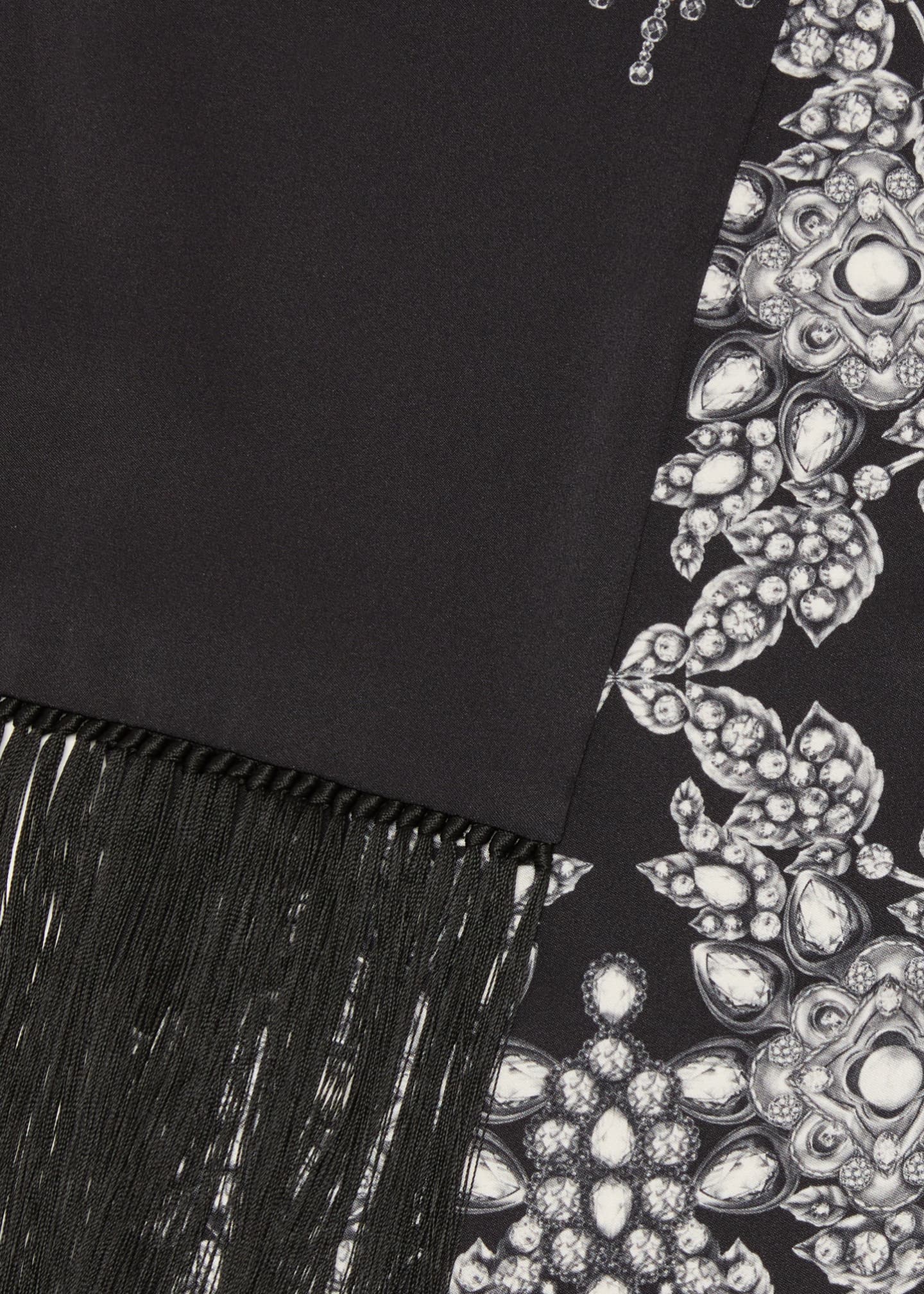 Alexander McQueen Victorian Opera Satin Scarf - Bergdorf Goodman