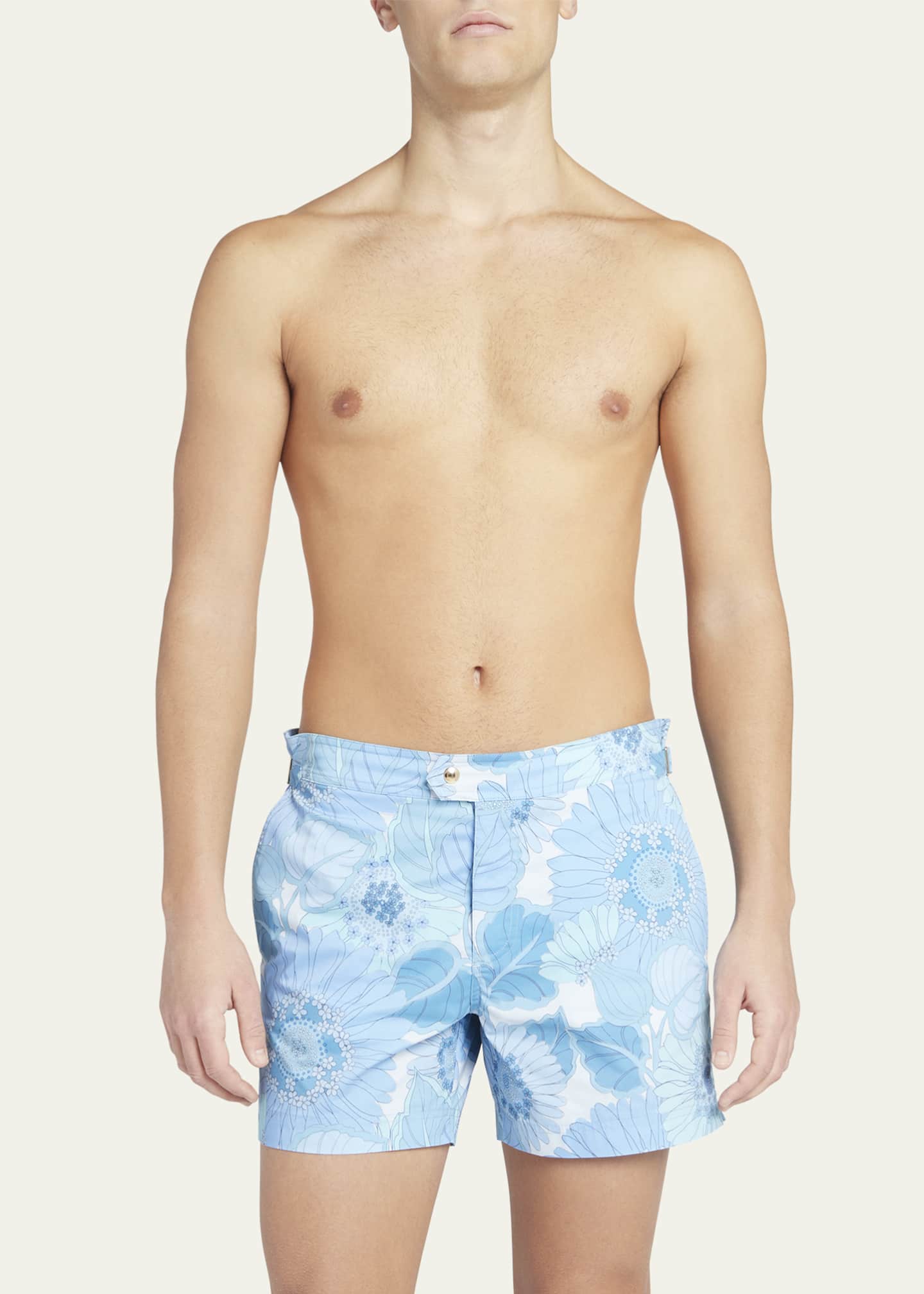 Tom Ford Mens Floral Swim Trunks Bergdorf Goodman