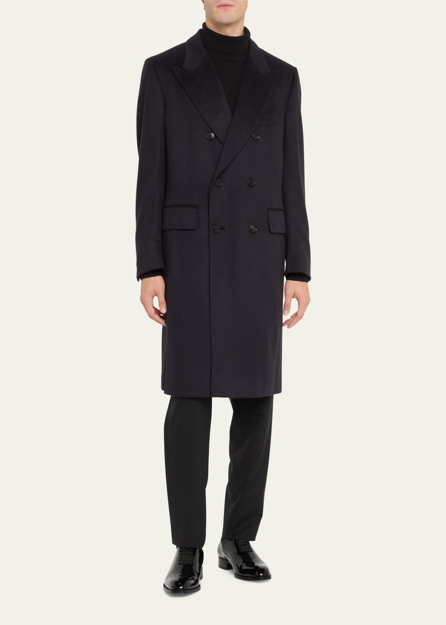 TOM FORD Men's Tailored Cashmere Double-Breasted Overcoat - Bergdorf ...