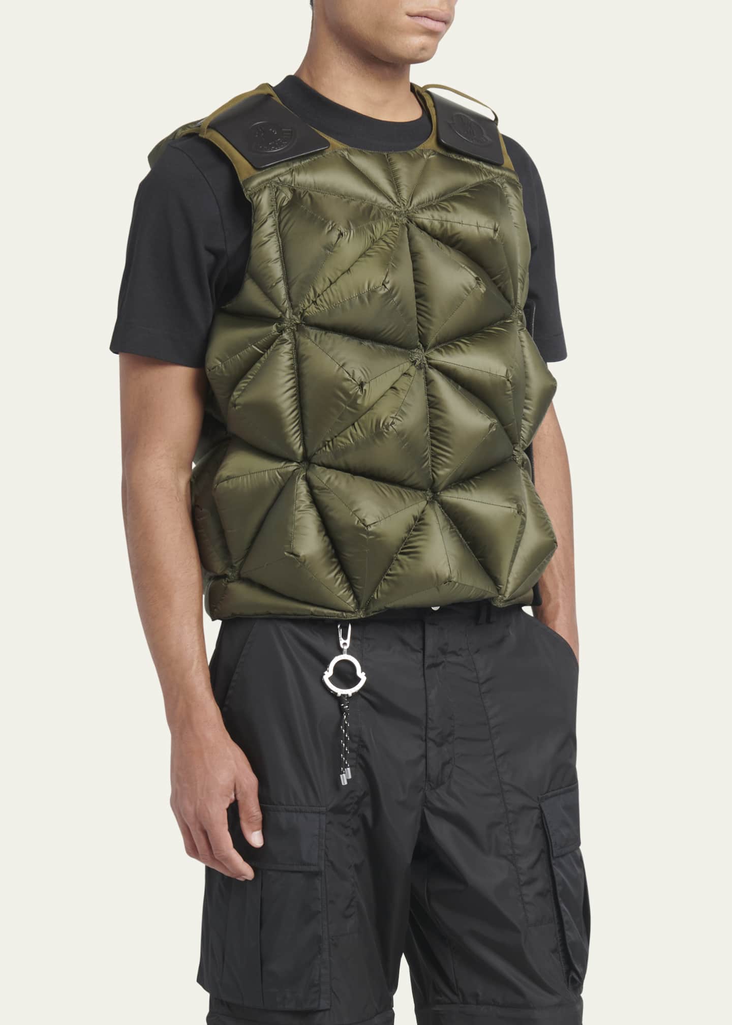 Moncler Genius Moncler x Pharrell Williams Men's Holly Triangle Quilt ...