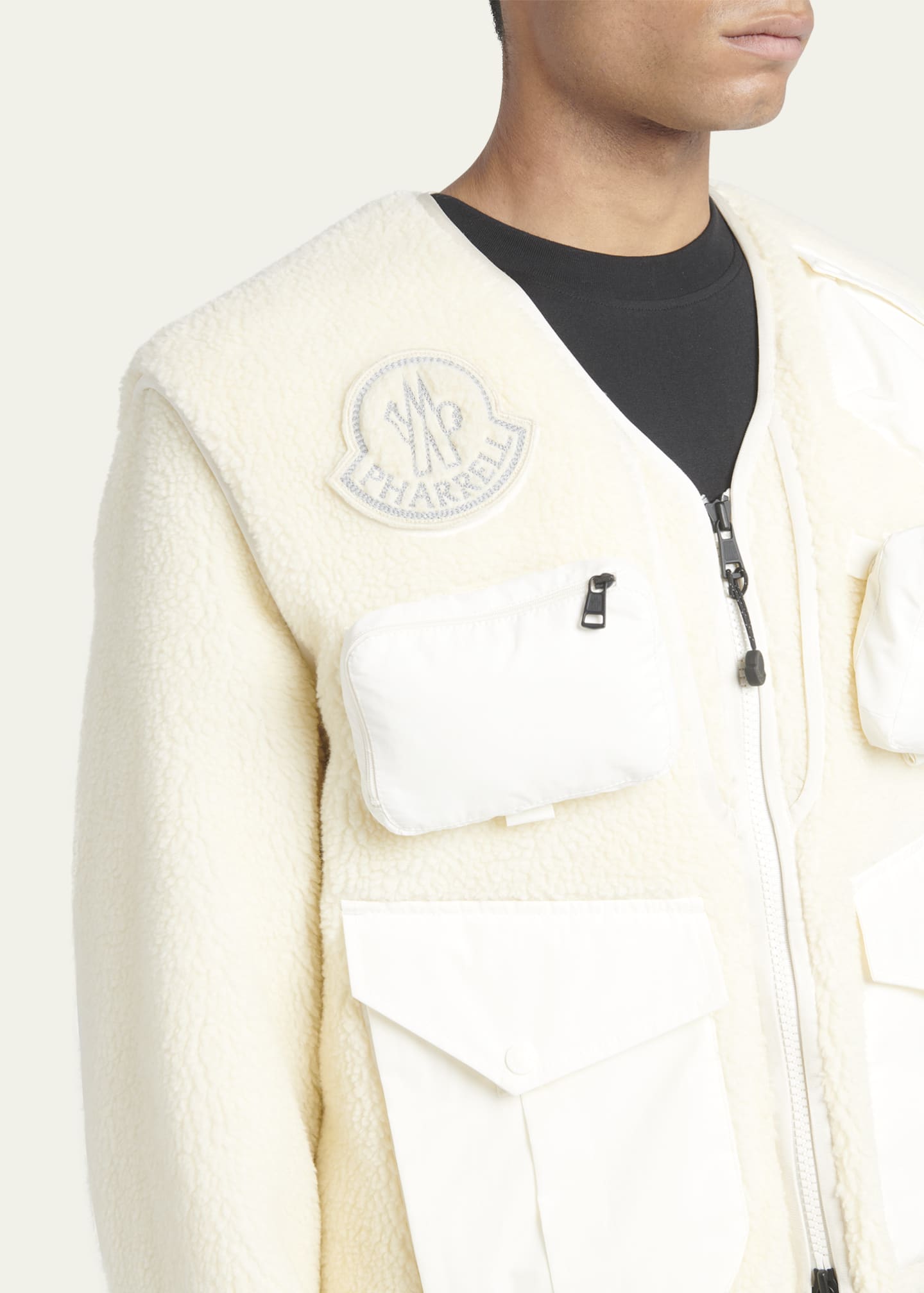 Moncler Genius Moncler x Pharrell Williams Men's Fleece Cargo Field ...