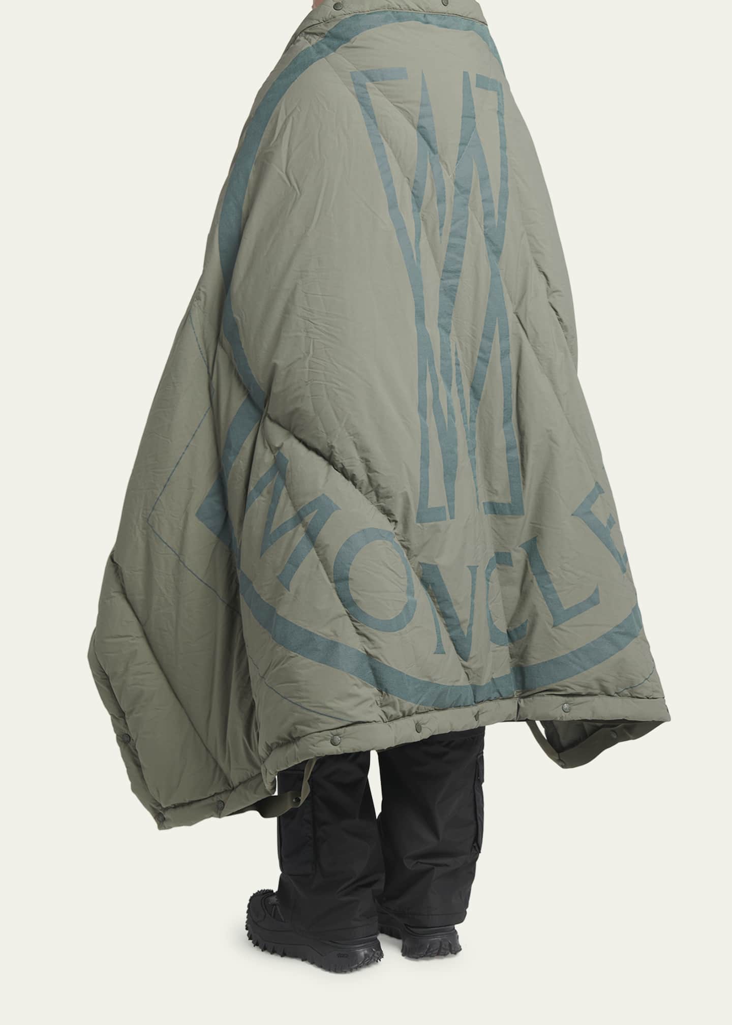 Moncler Genius Moncler x Pharrell Williams Quilted Logo Travel Blanket ...