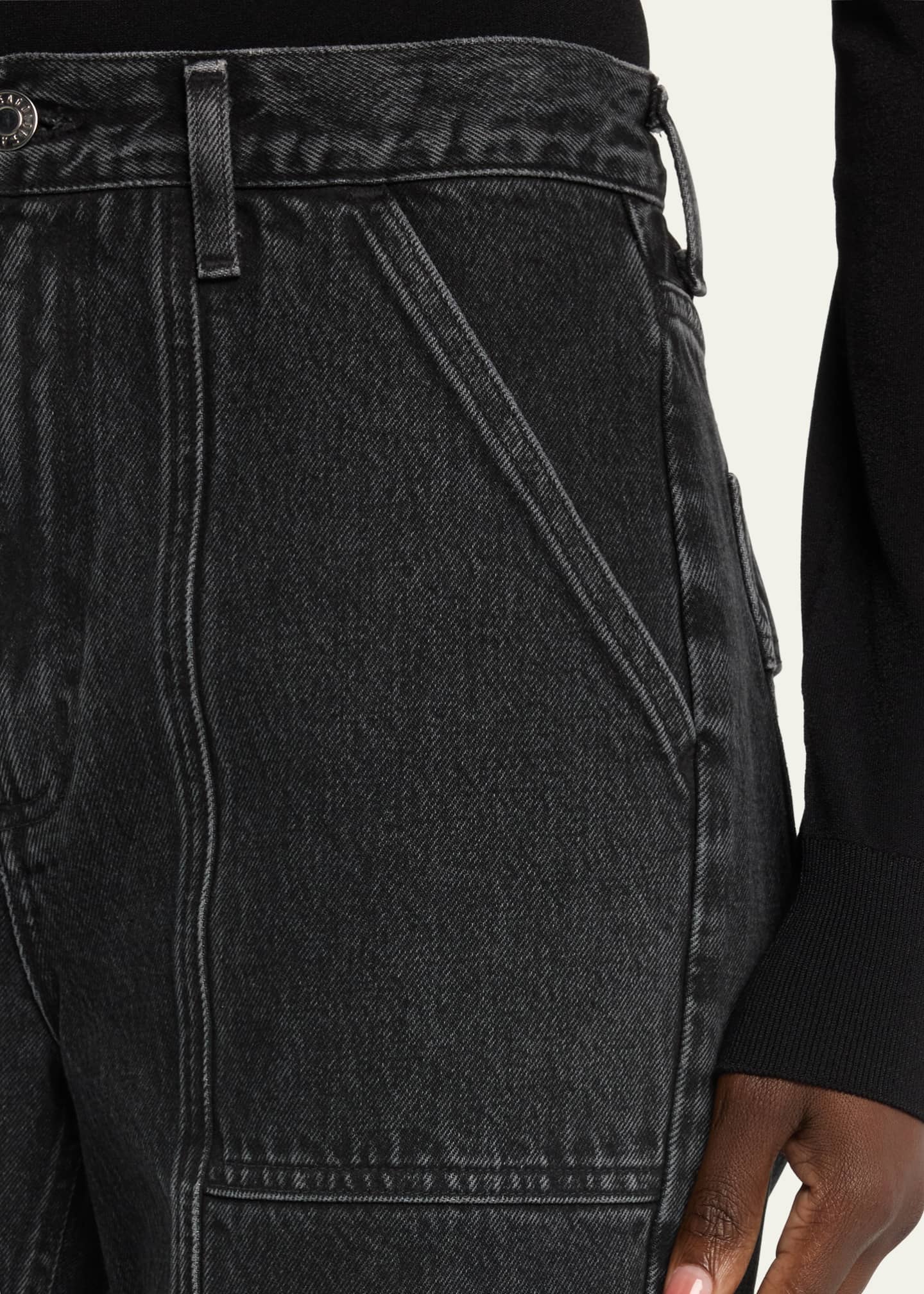 AGOLDE Cooper High Rise Straight Cargo Jeans - Bergdorf Goodman