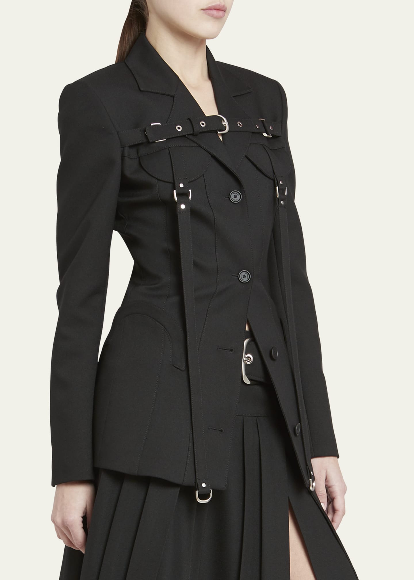Off-White Harness Cargo Pocket Wool Blazer - Bergdorf Goodman