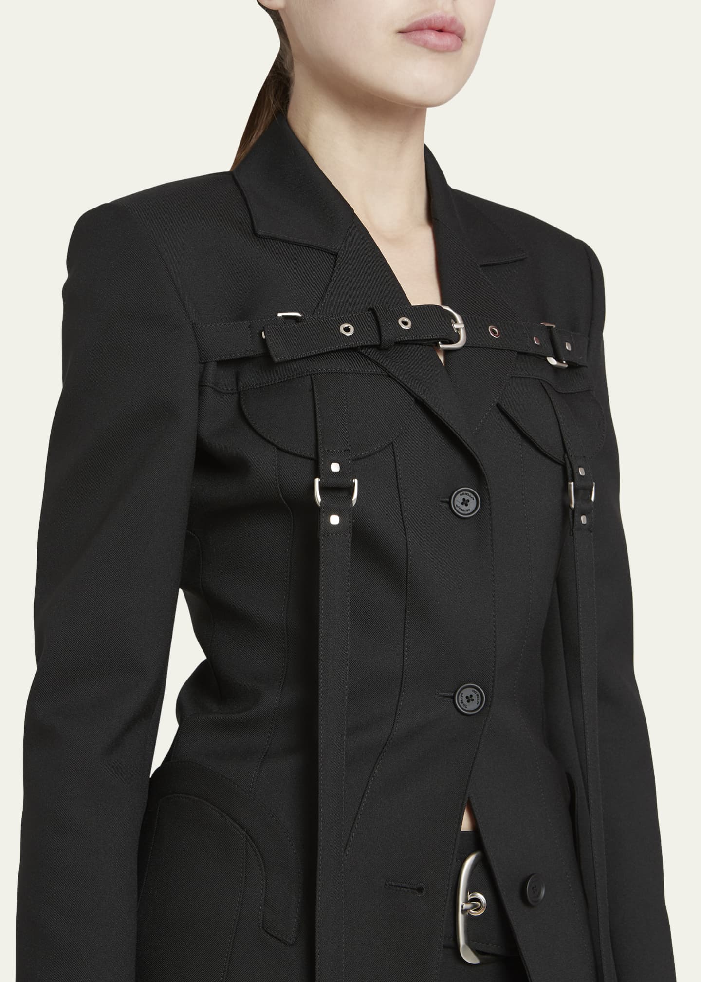 Off-White Harness Cargo Pocket Wool Blazer - Bergdorf Goodman