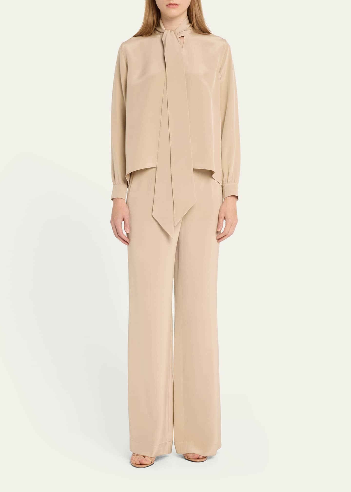 Libertine Fawn Slim Keith Tie Blouse - Bergdorf Goodman