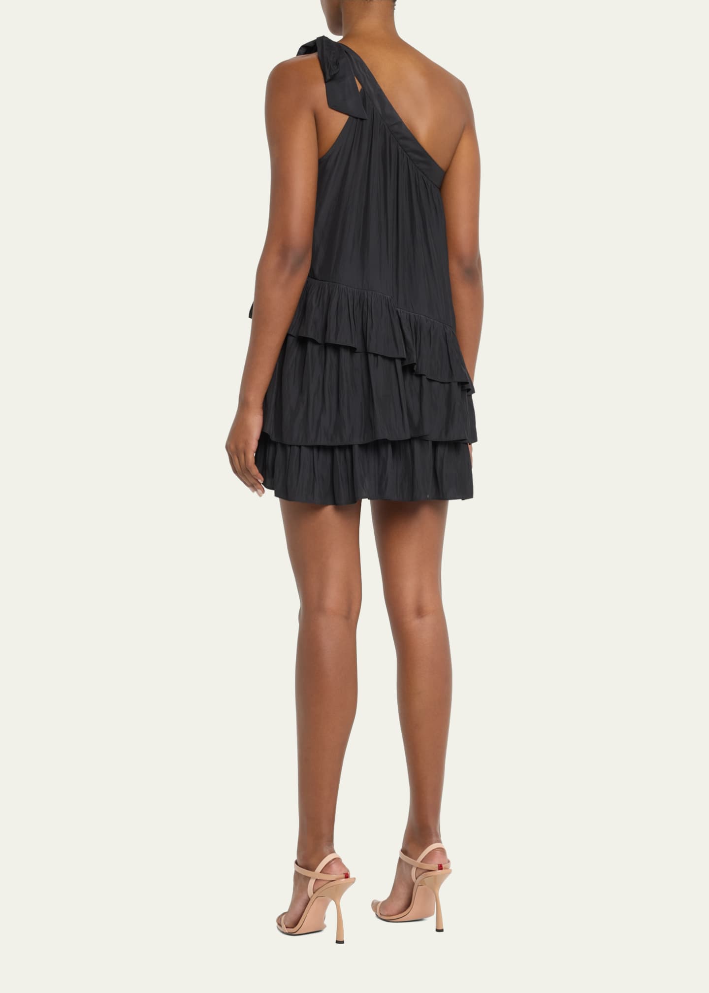 Ramy Brook Riley Tiered Asymmetric Mini Dress - Bergdorf Goodman