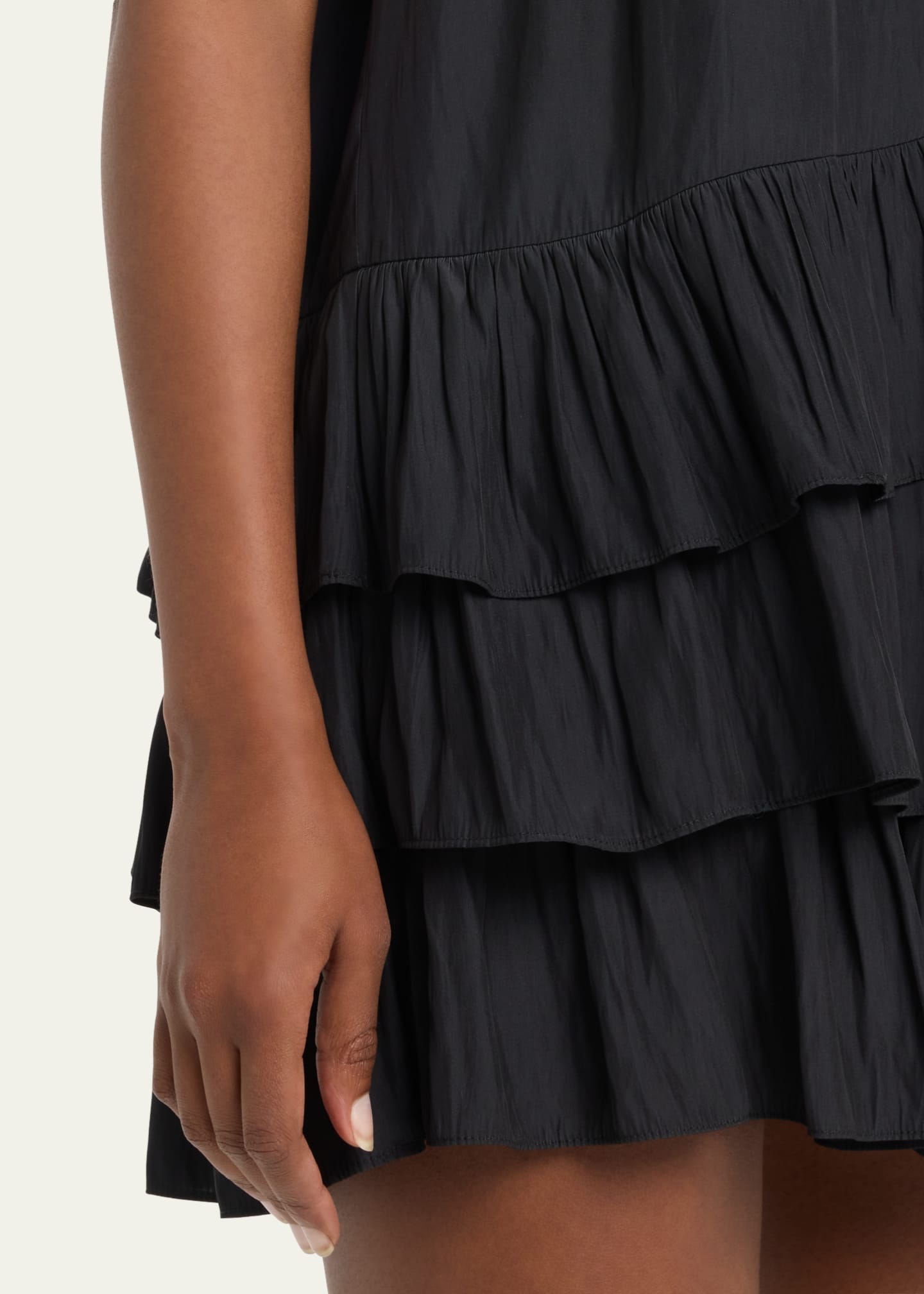 Ramy Brook Riley Tiered Asymmetric Mini Dress - Bergdorf Goodman