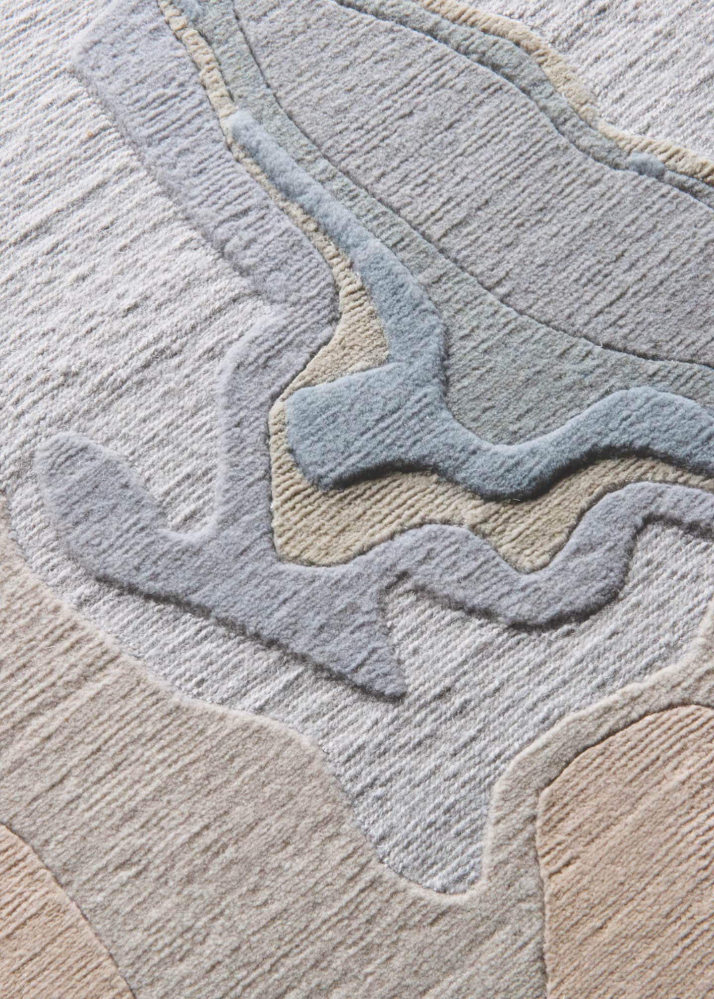 The Rug Company x Adam Hunter Tundra Hand-Knotted Rug, 9' x 12 ...